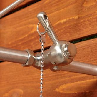 Stainless Steel Pull Chain Wall-Mount Outdoor Shower | Signature Hardware