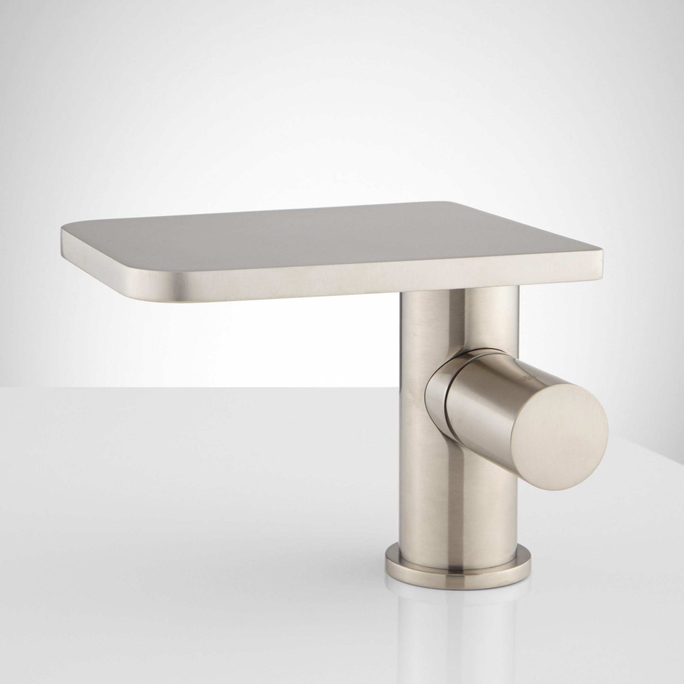 Knox Single Hole Waterfall Faucet with Pop-Up Drain - Overflow ...