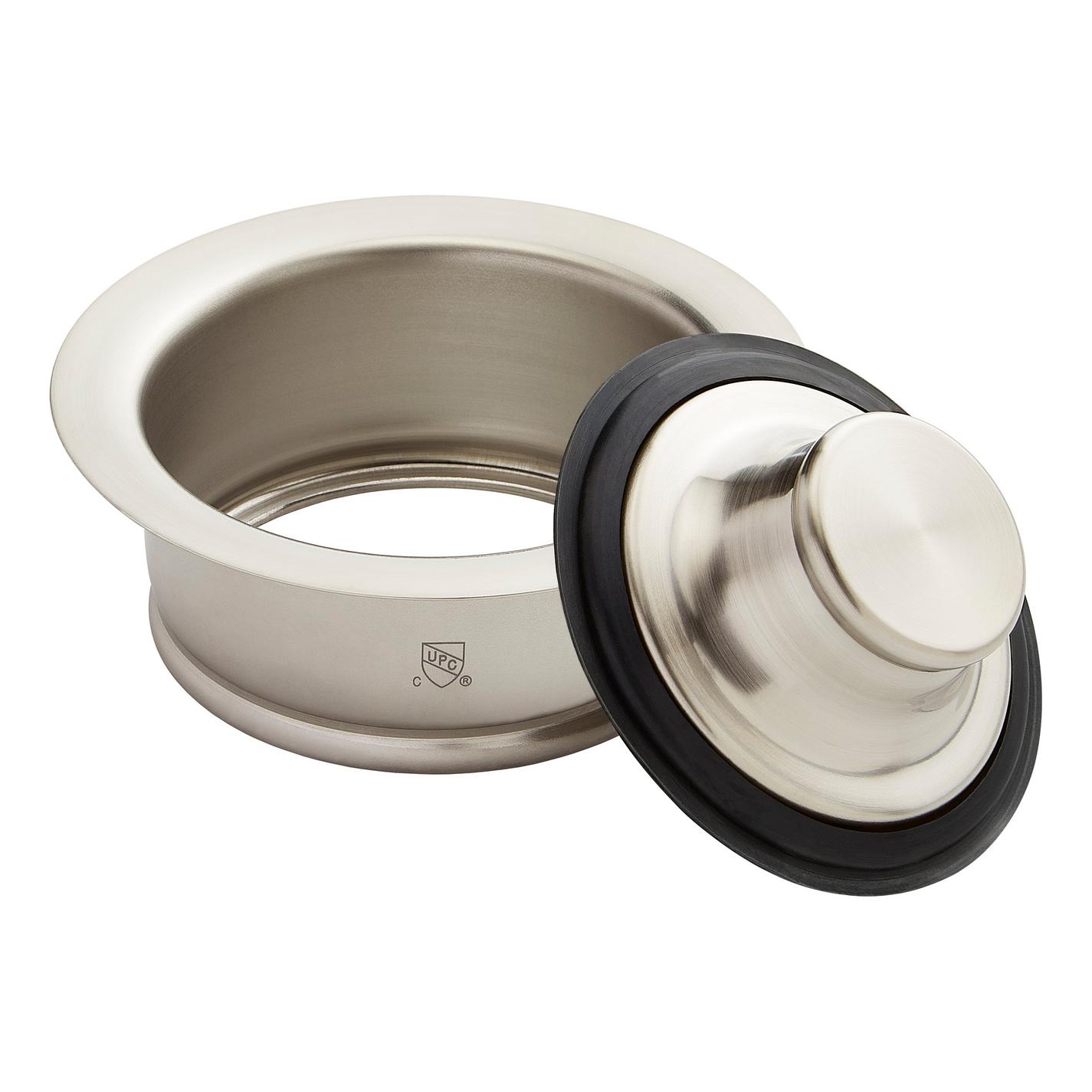 Standard Garbage Disposer Flange & Stopper - Brushed Nickel | Signature ...