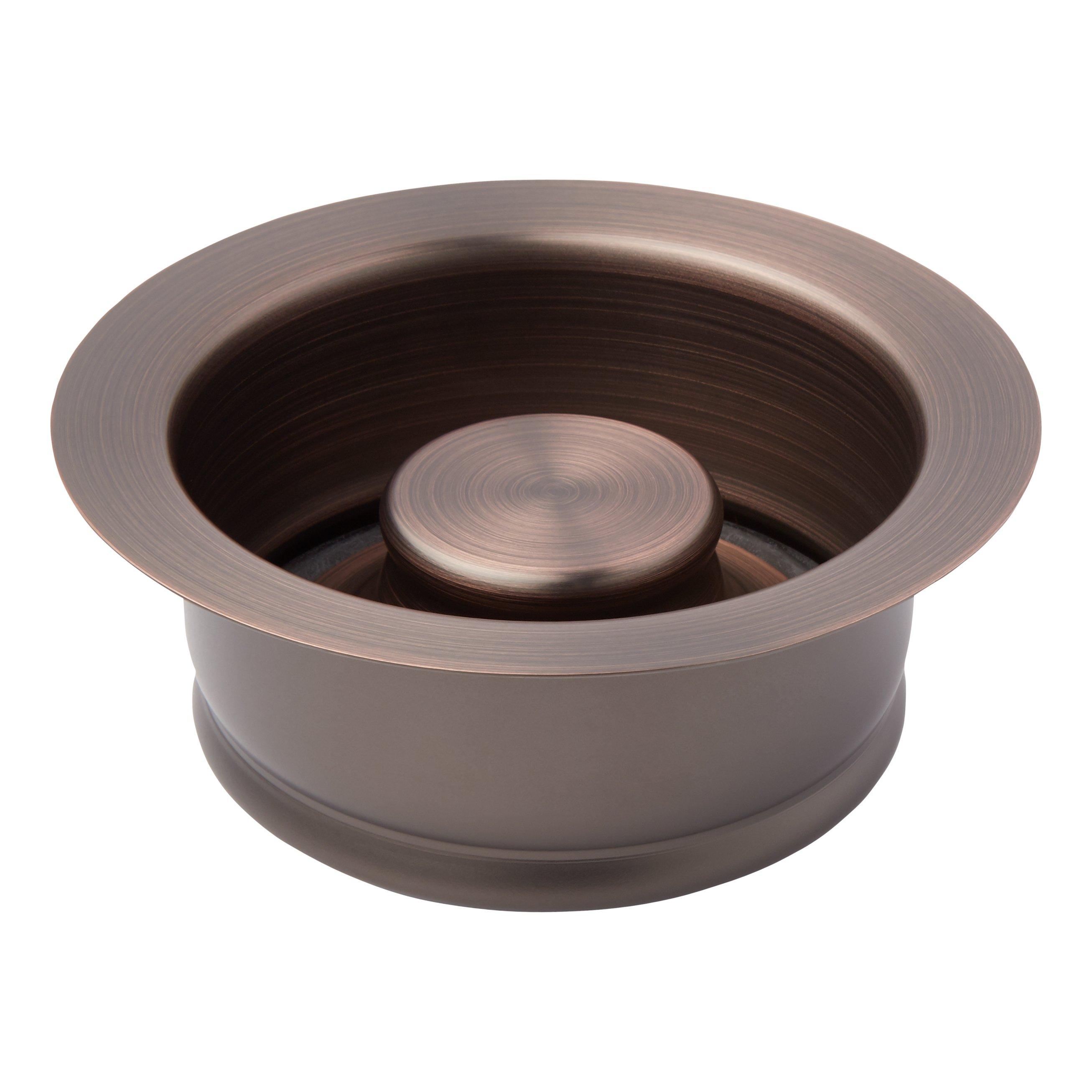 Standard Garbage Disposer Flange & Stopper - Oil Rubbed Bronze ...