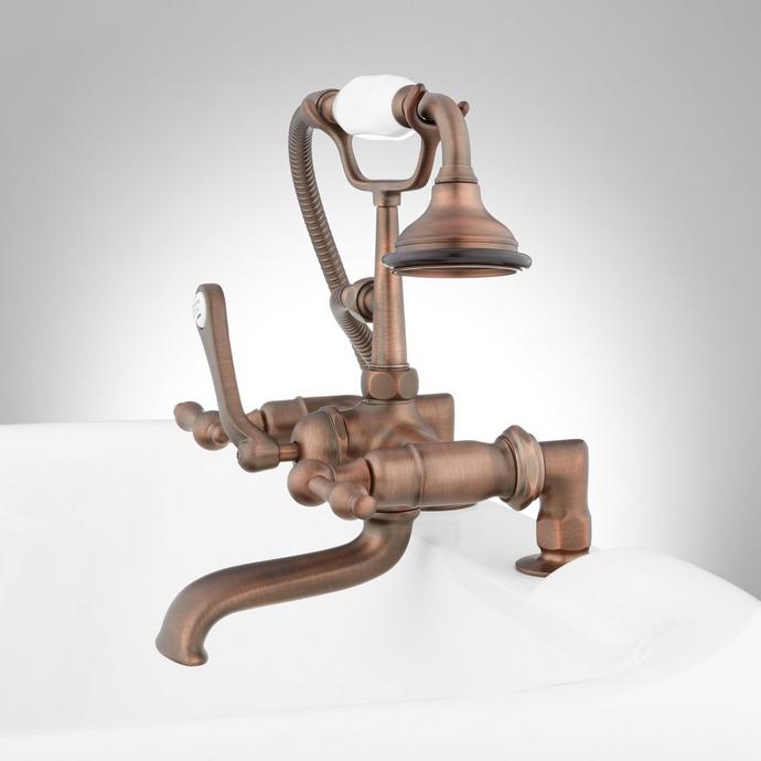 Tub Mounted Bathtub Faucets – Signature Hardware | Signature Hardware