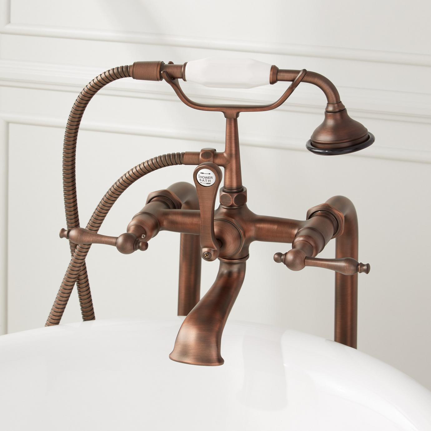 Floor Mount Freestanding Tub Faucets | Signature Hardware | Signature ...