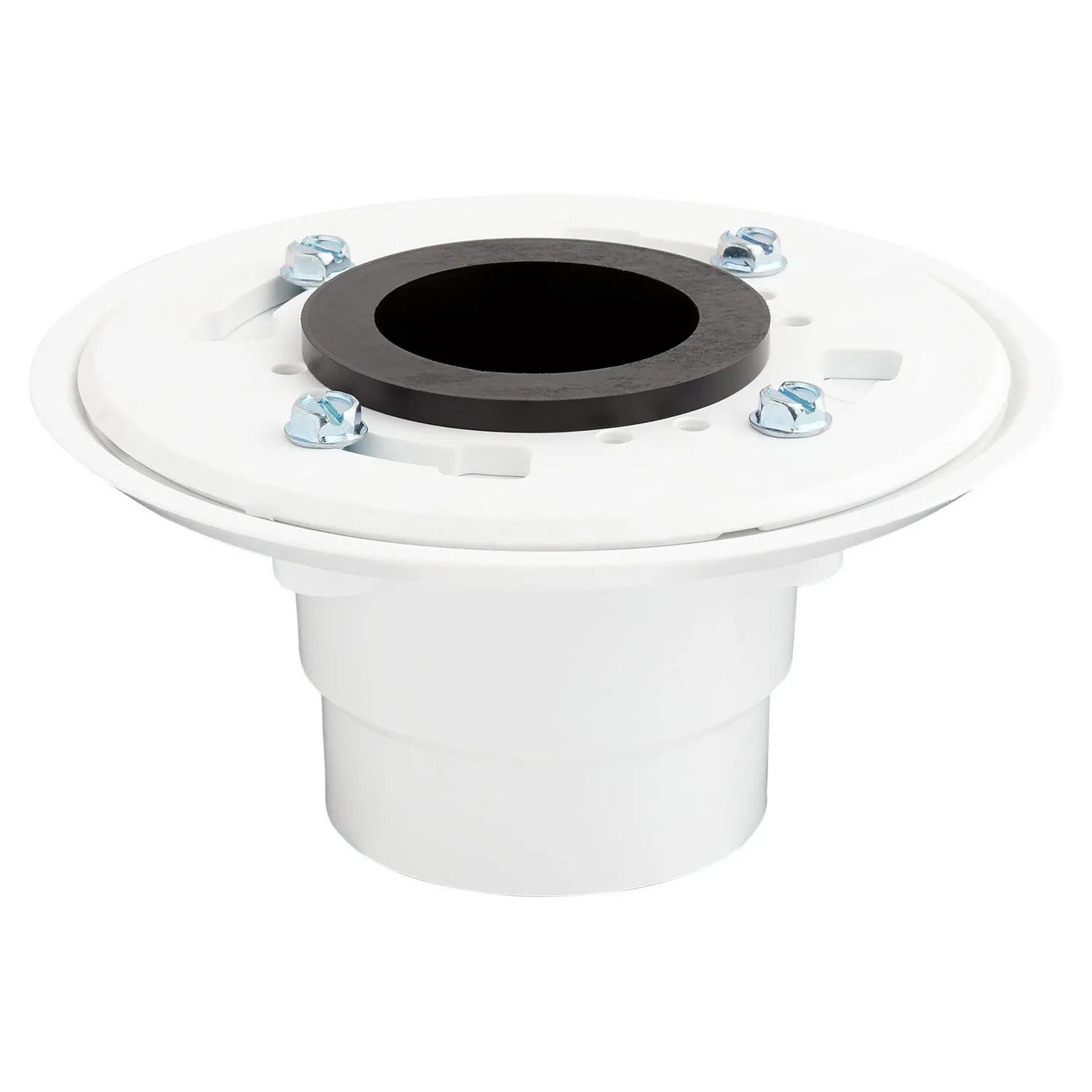 8" Ortiz Square Shower Drain - with Drain Flange - Matte Black ...
