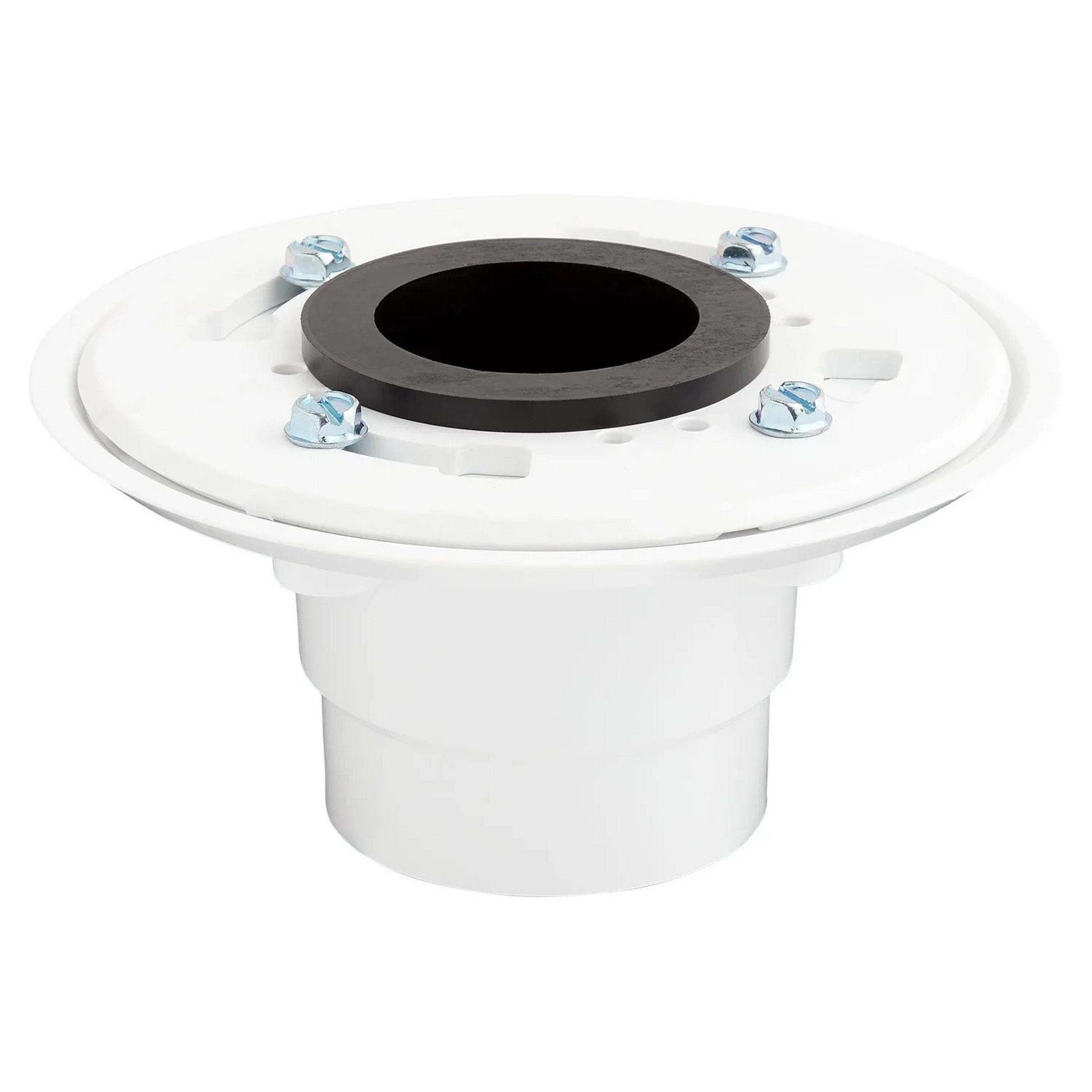 8" Ortiz Square Shower Drain - with Drain Flange - Matte Black ...
