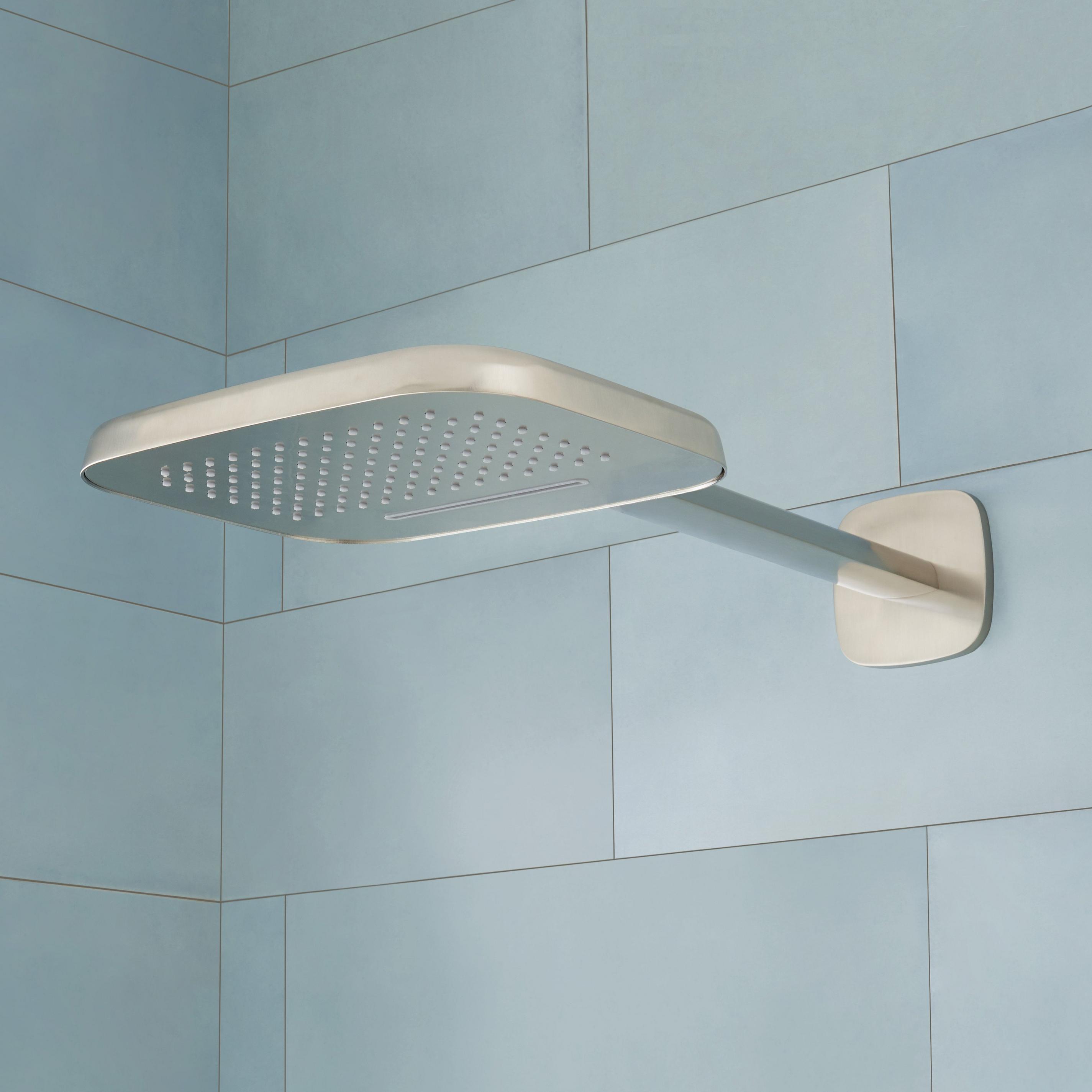 Arin Thermostatic Shower System with Hand Shower & 6 Body Sprays ...
