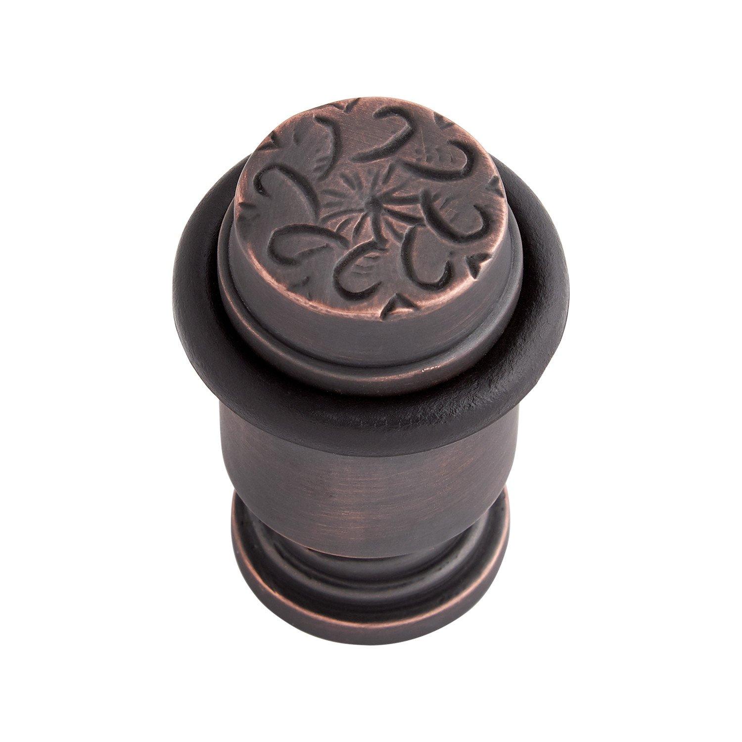 Solid Brass Wave Design Doorstop | Signature Hardware