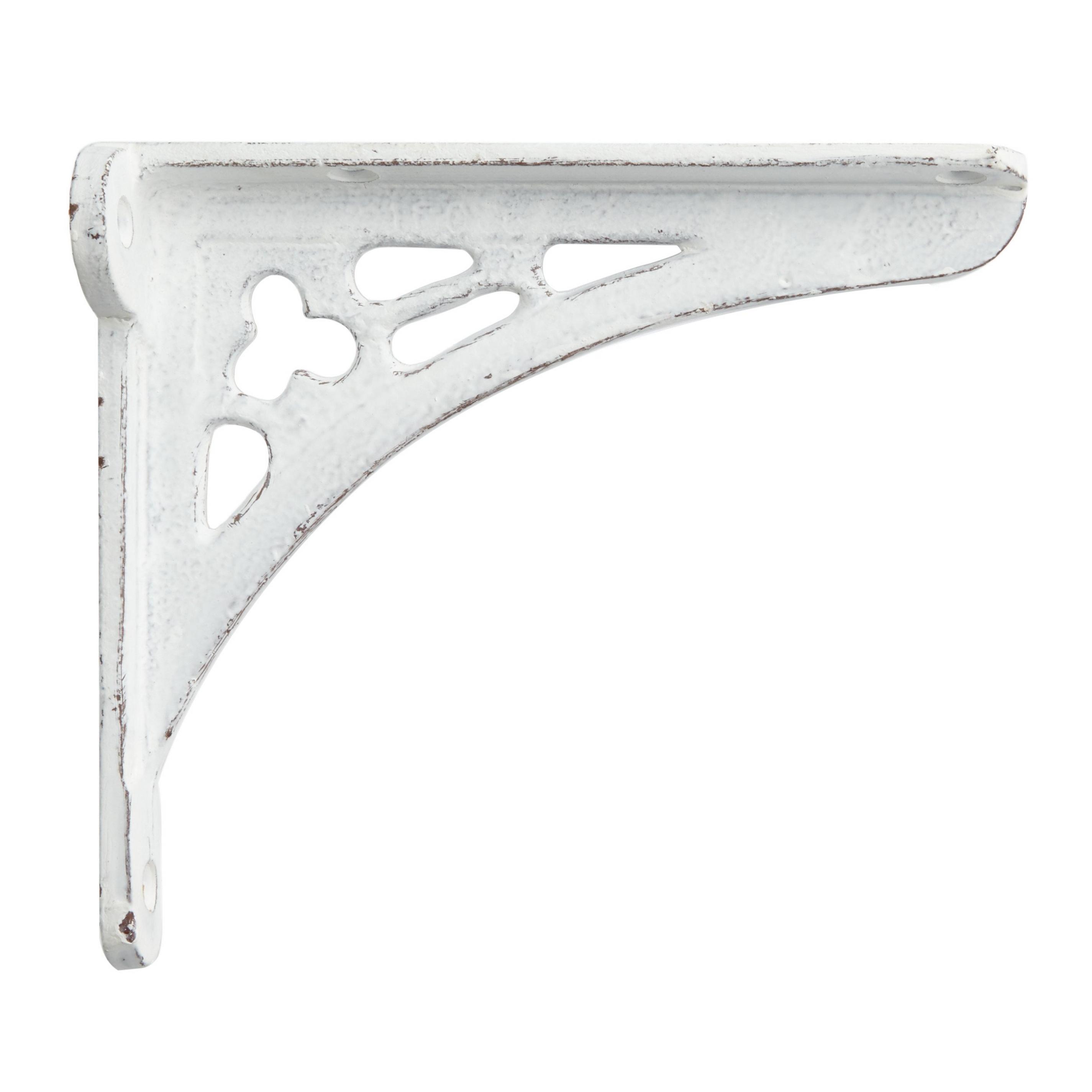 Clover Cast Iron Shelf Bracket | Signature Hardware
