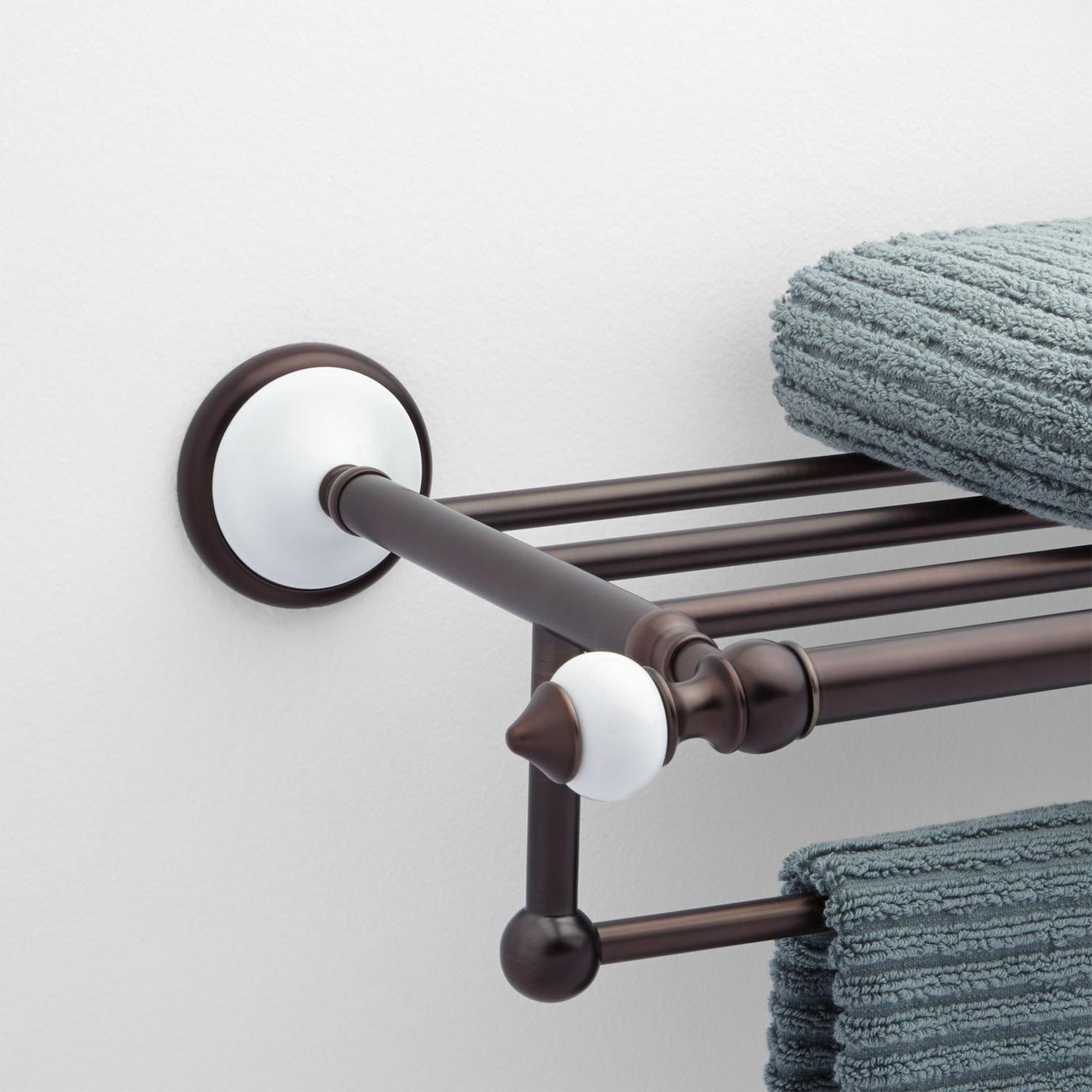 Towel Racks, Towel Bars & Towel Shelves | Signature Hardware ...