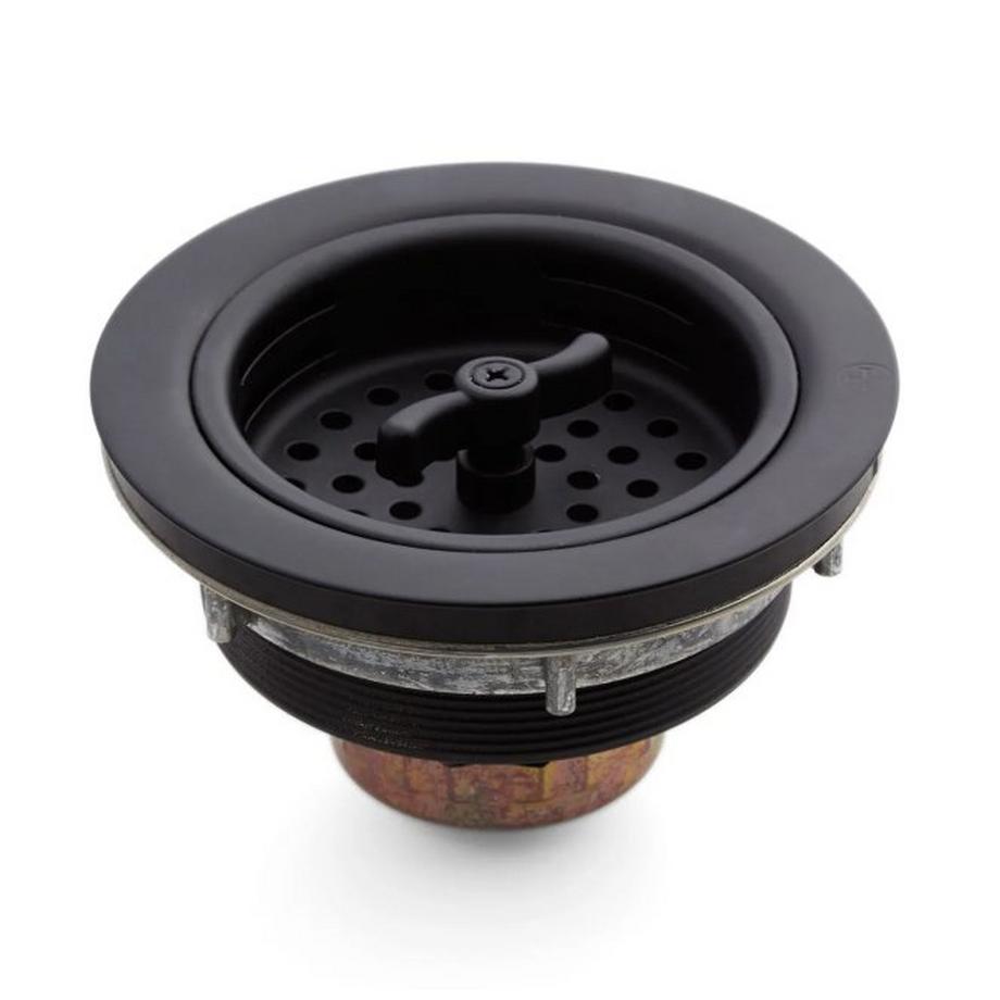 Slotted Strainer Basket with Lift Stopper - 3-1/2" - Polished Nickel ...