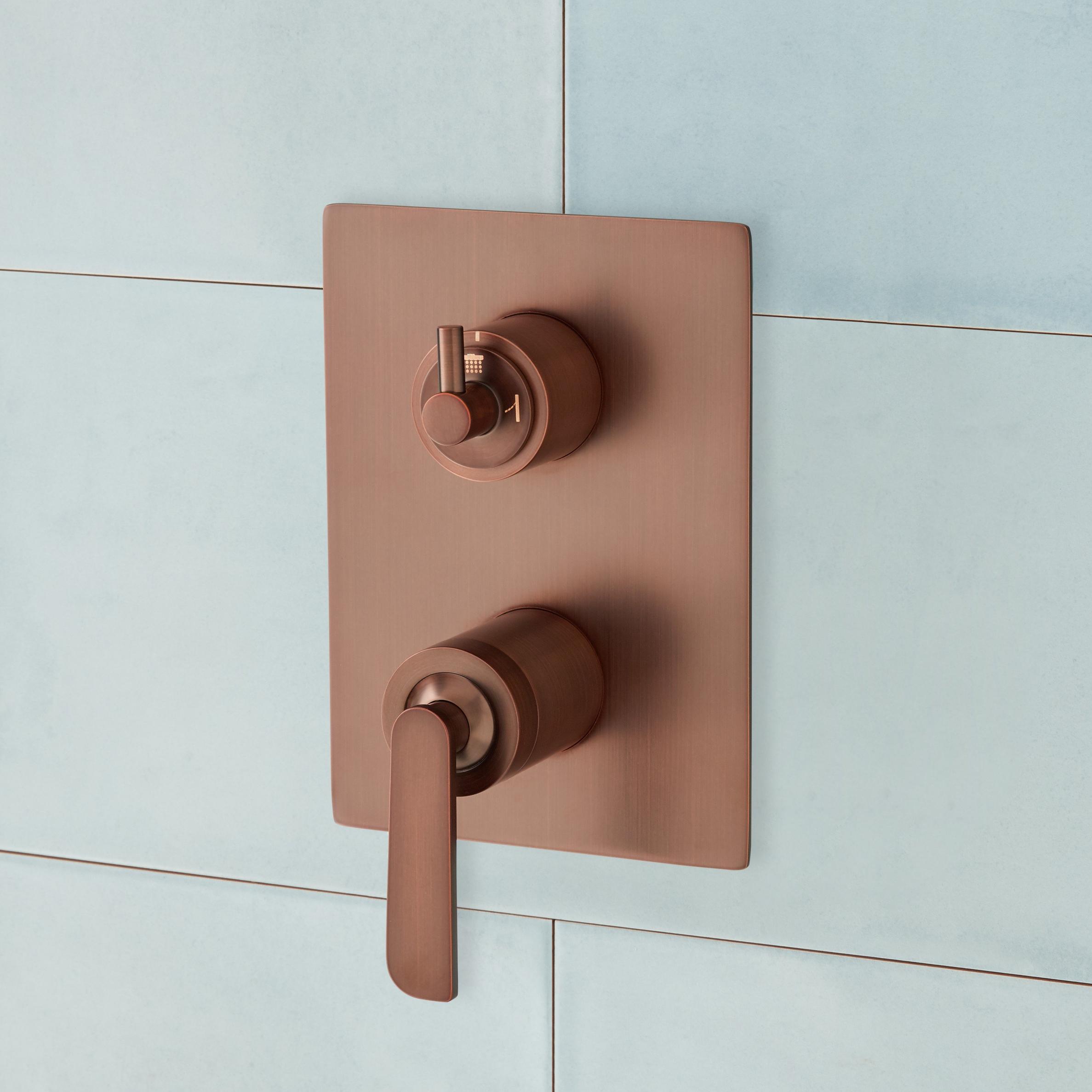 Calhoun Shower System with Rainfall Shower Head & Hand Shower ...