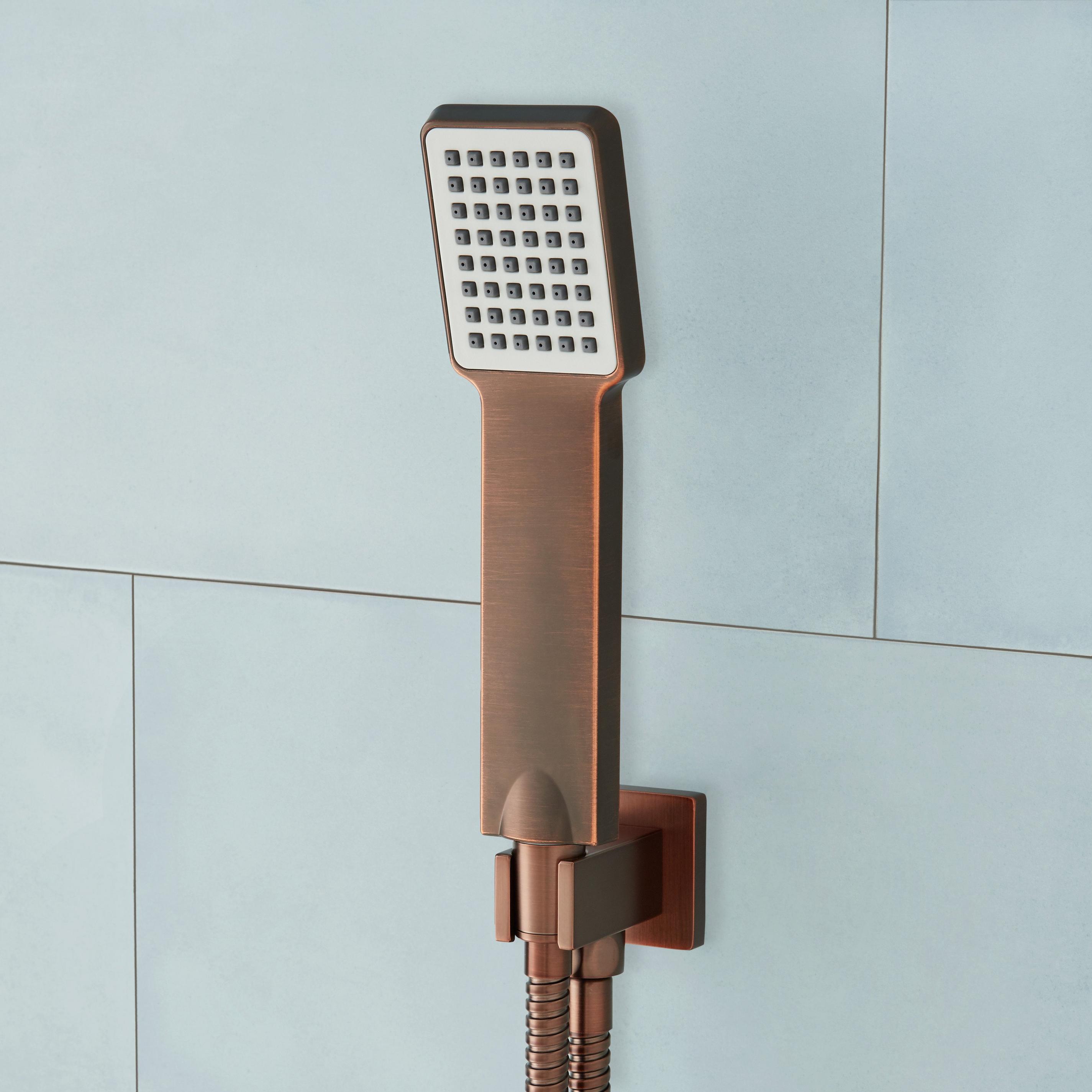 Calhoun Shower System with Rainfall Shower Head & Hand Shower ...