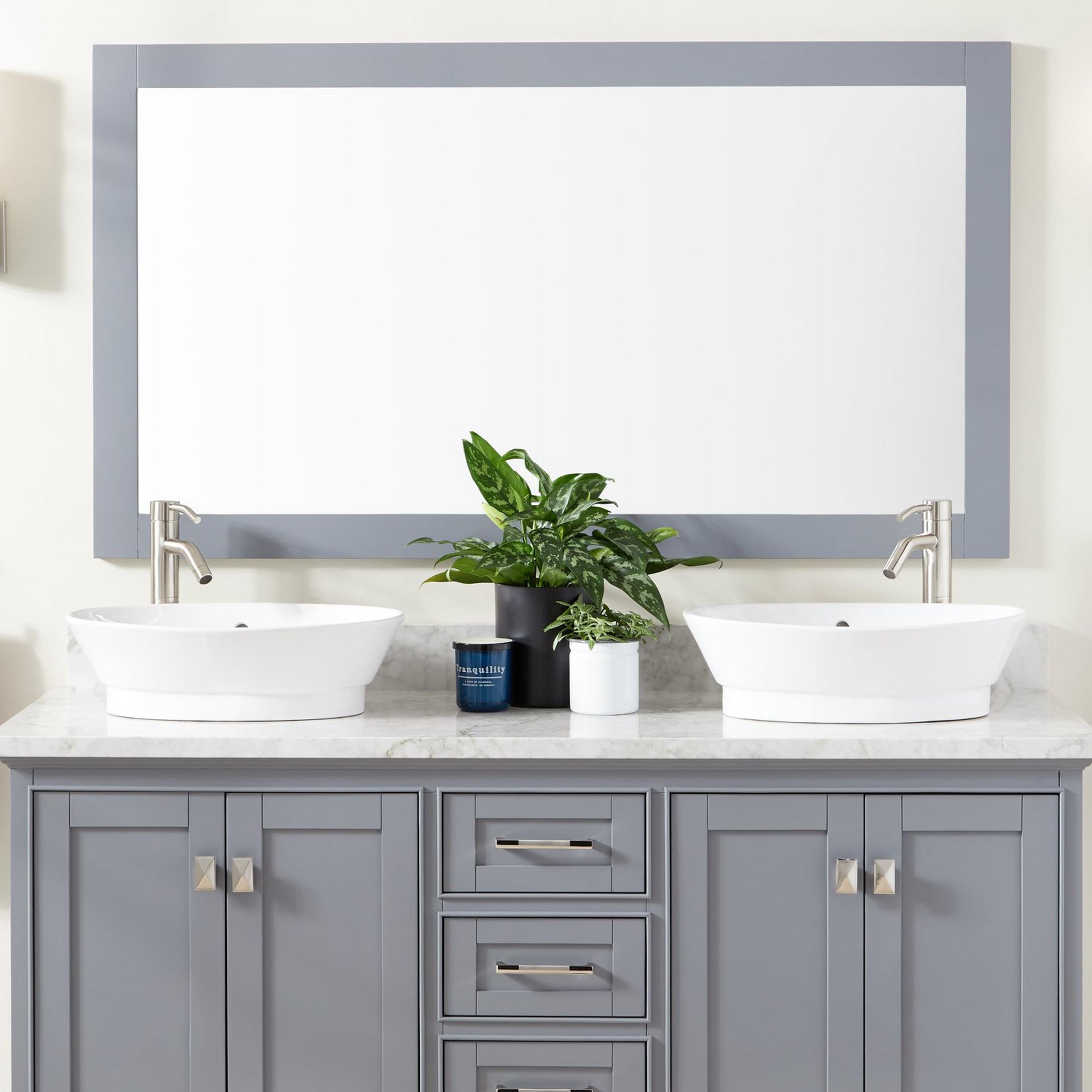Fallbrook Vanity Mirror - Gray | Signature Hardware
