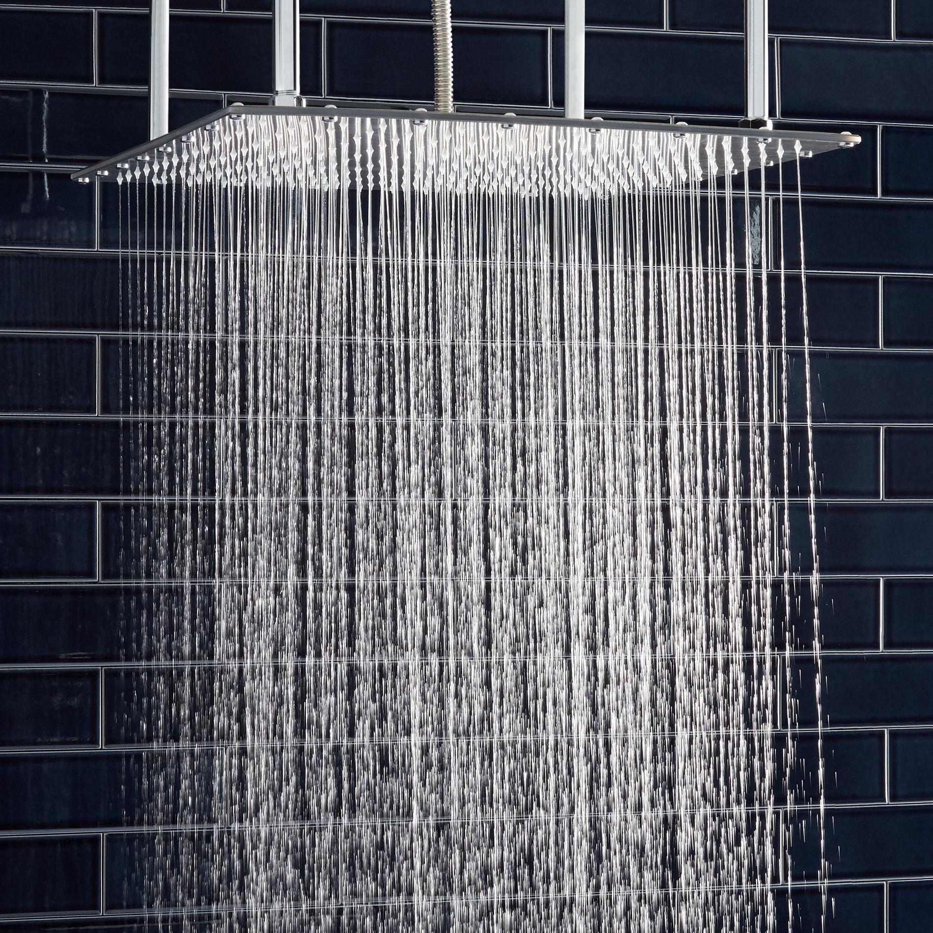 Oversized Square Stainless Steel Shower Head | Signature Hardware