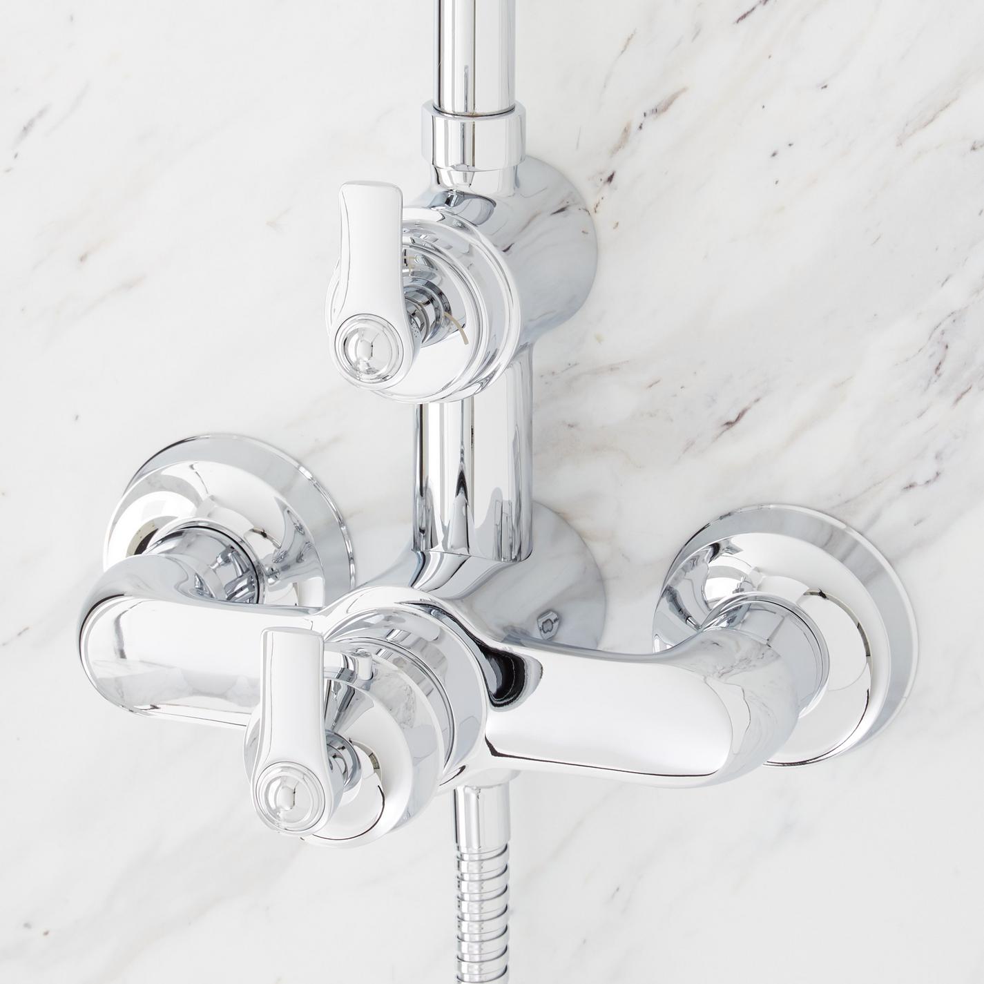 Cooper Thermostatic Exposed Pipe Shower with Hand Shower | Signature ...