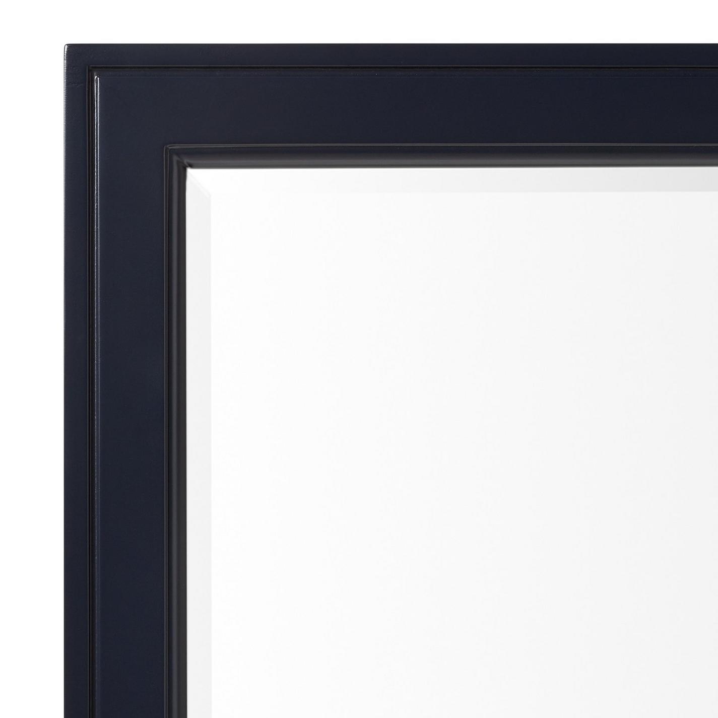 Robertson Mahogany Vanity Mirror- Midnight Navy Blue | Signature Hardware
