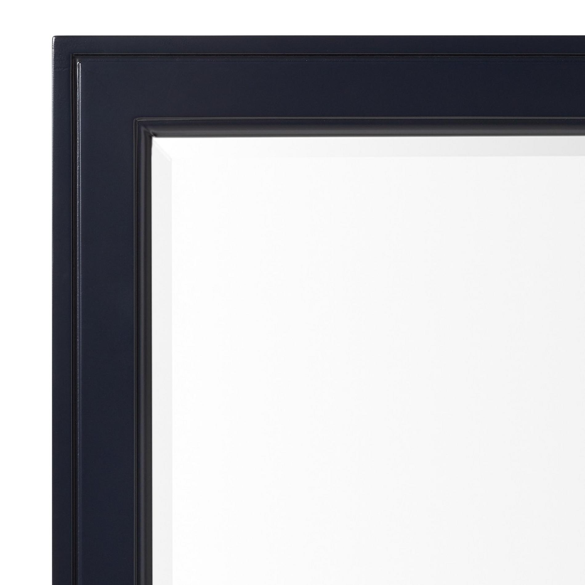 Robertson Mahogany Vanity Mirror- Midnight Navy Blue | Signature Hardware