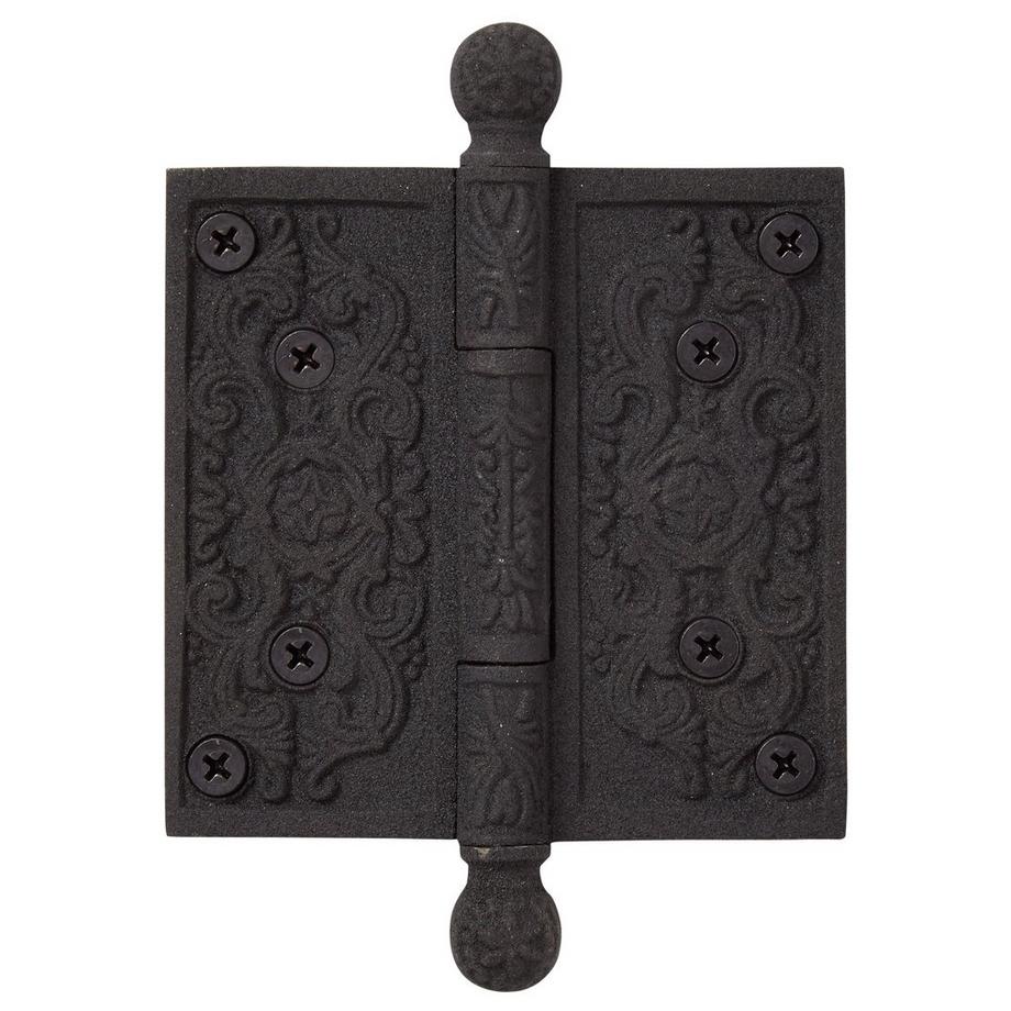Art Deco Solid Brass Door Hinge Signature Hardware 9803