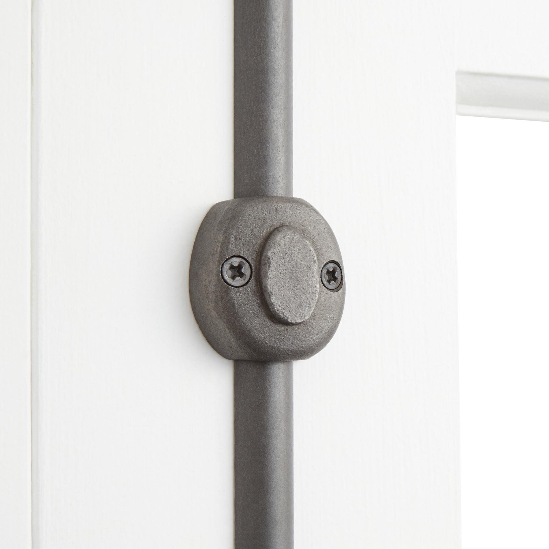 Elegant Iron Window Cremone Bolt - Antique Iron | Signature Hardware