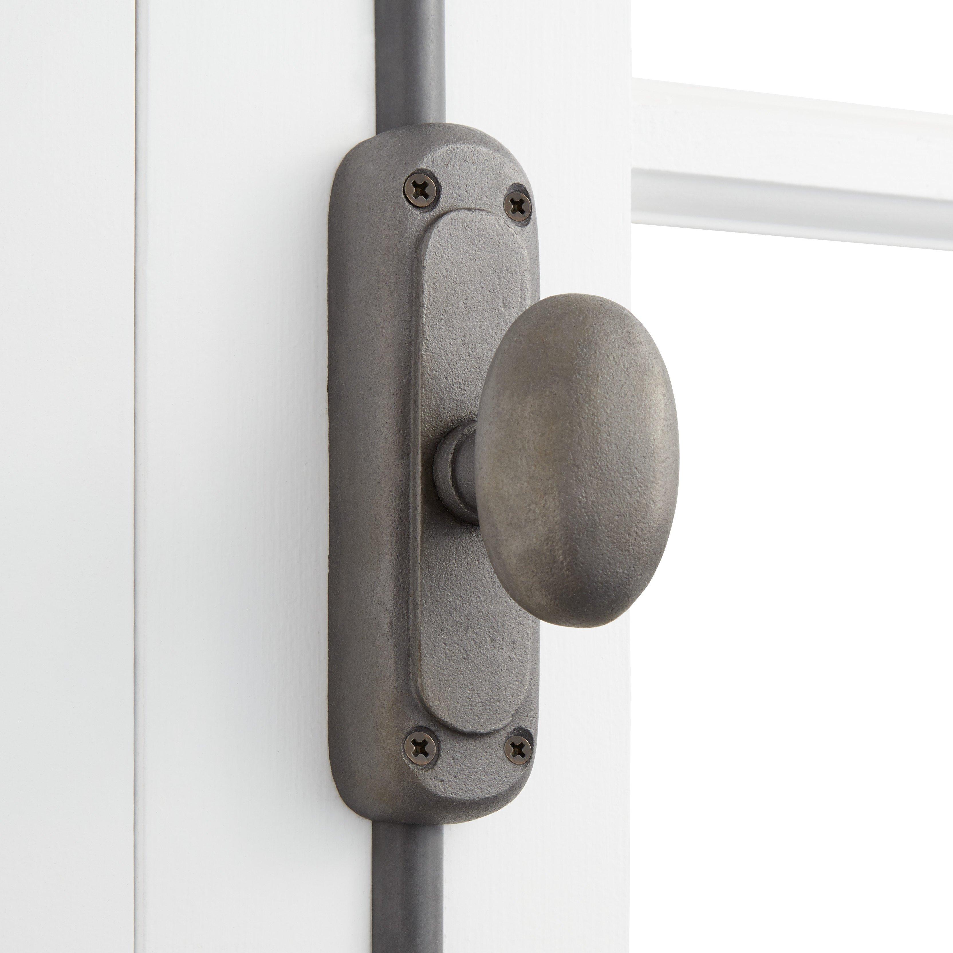 Classic Iron Oval Window Cremone Bolt | Signature Hardware