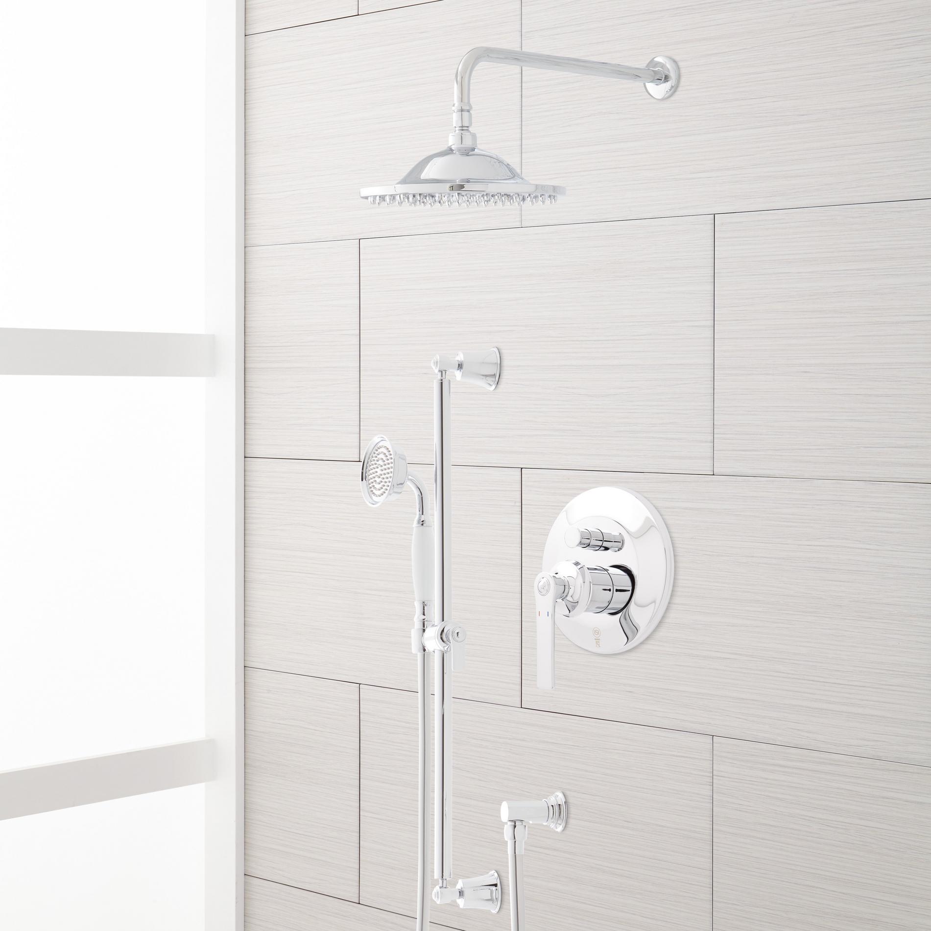 Cooper Shower System with Rainfall Shower and Hand Shower | Signature ...