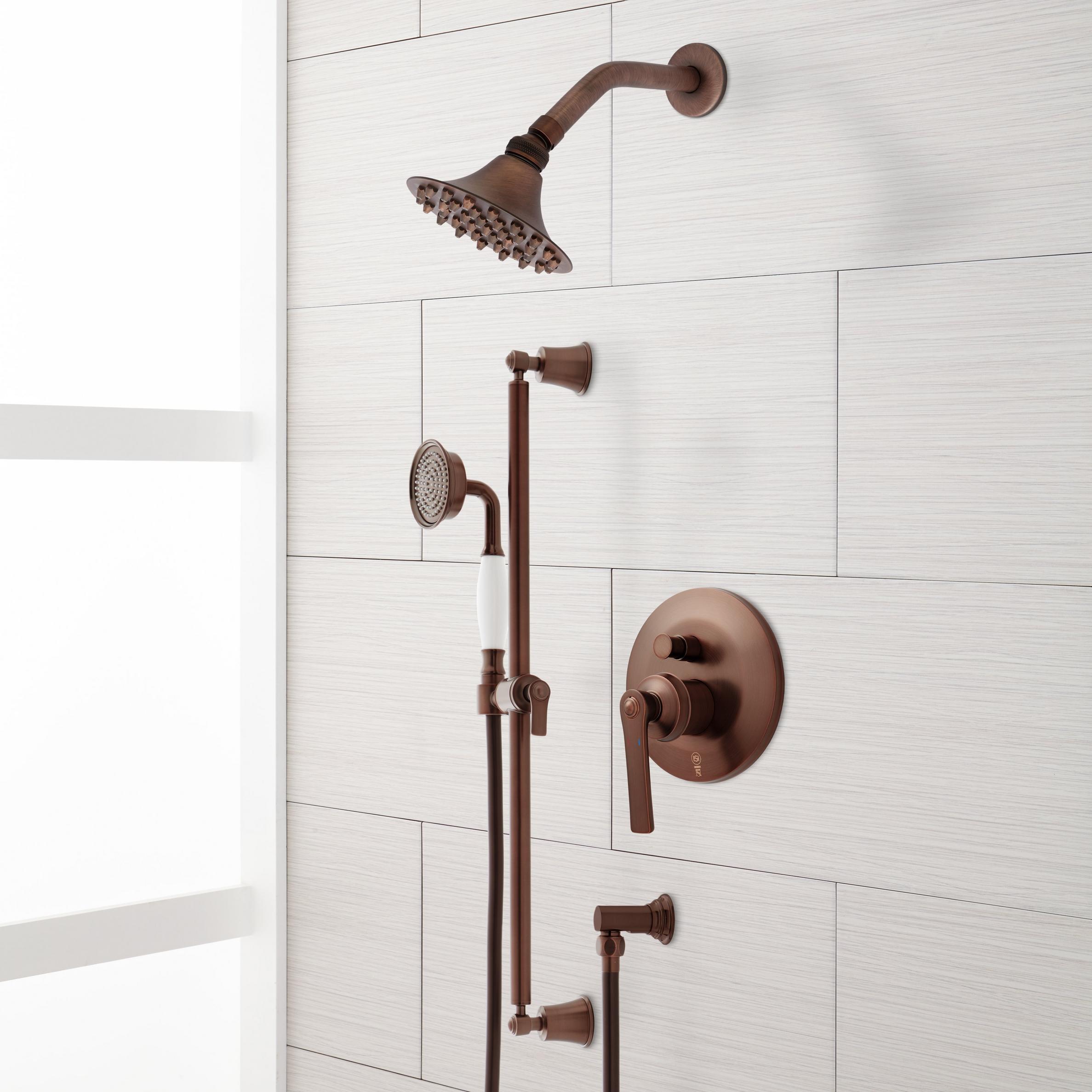 Cooper Shower System with Hand Shower - Oil Rubbed Bronze | Signature ...