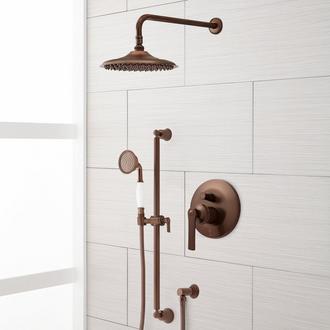 Cooper Shower System with Rainfall Shower and Hand Shower | Signature ...