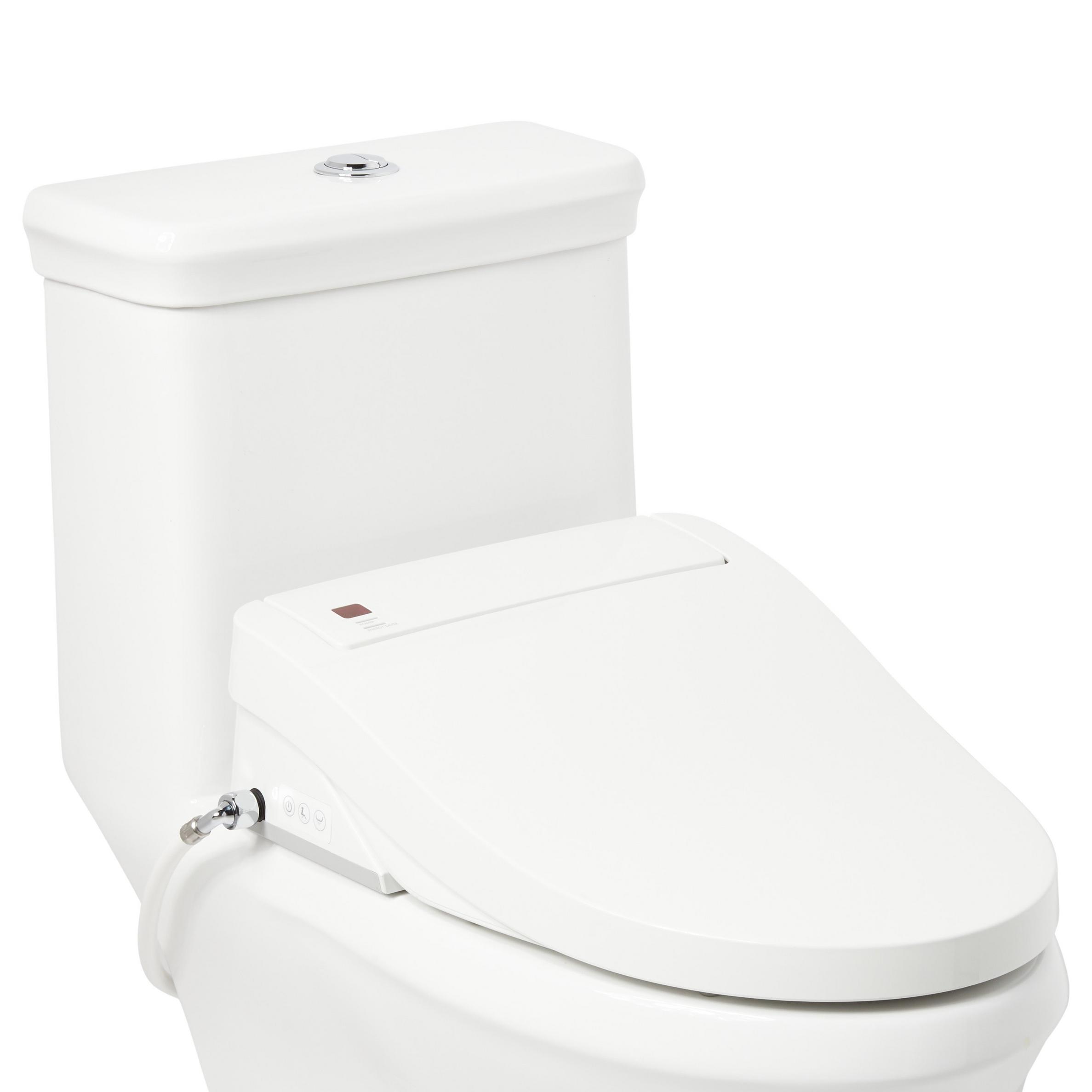 Burwell Elongated Electronic Bidet Toilet Seat | Signature Hardware