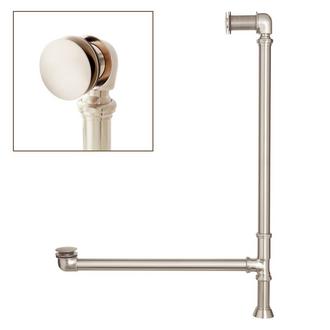 Extended Pop-Up Tub Drain - Swivel Head - Standard Overflow - 1-1/2 ...