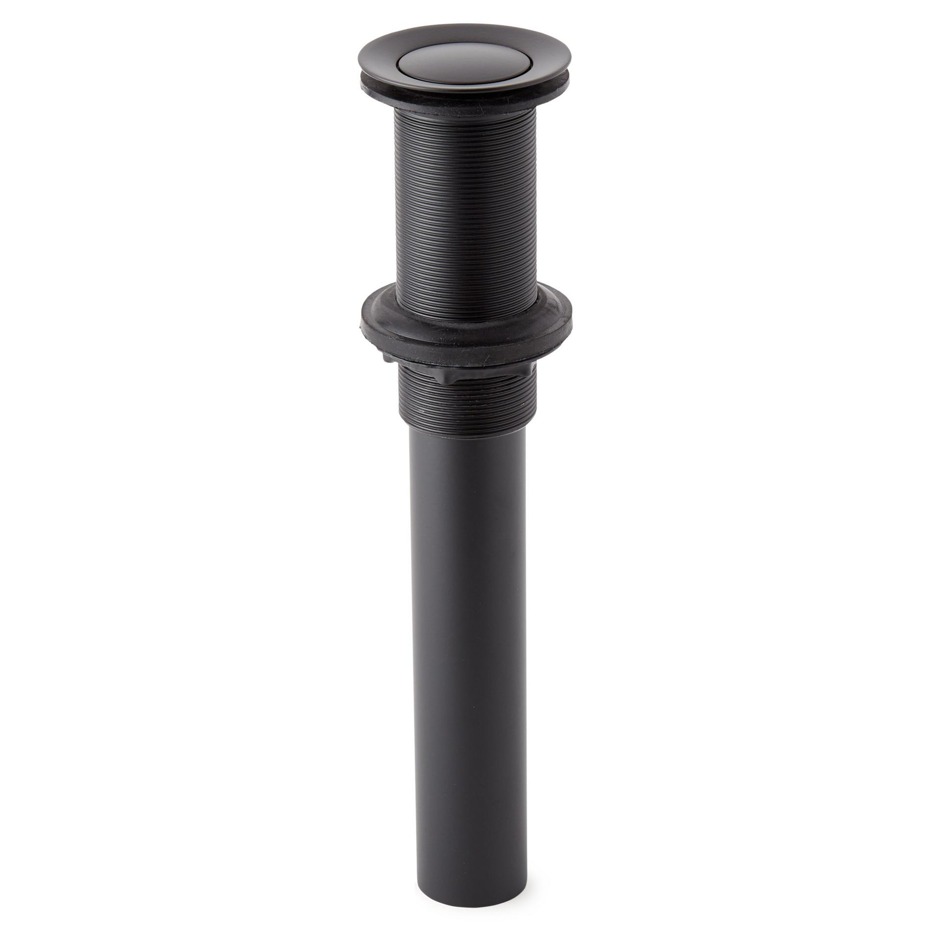 Extended Press Type Pop-Up Bathroom Drain - 1-1/2" | Signature Hardware