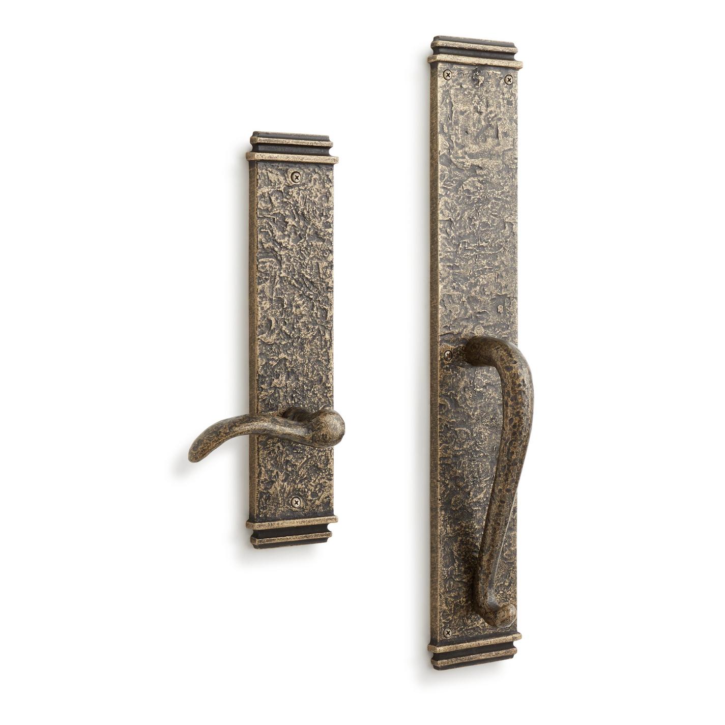 Griggs Solid Brass Entrance Door Set with Lever Handle - Dummy ...
