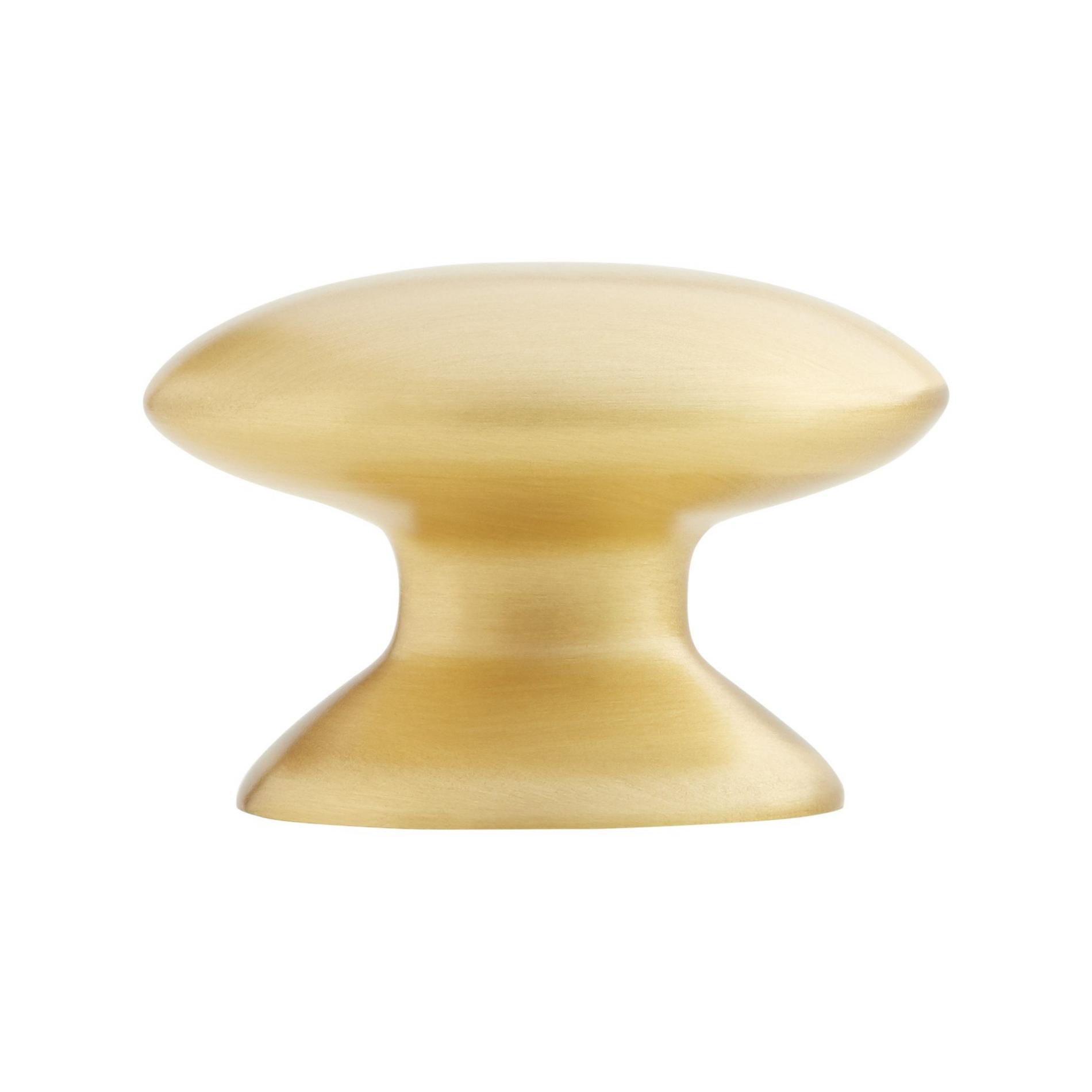 Rennes Solid Brass Oval Cabinet Knob | Signature Hardware