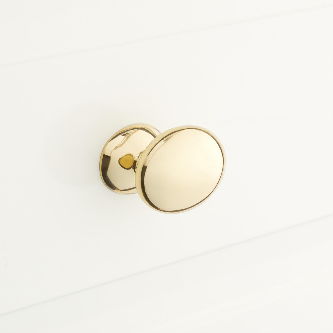 Ardell Brass Round Cabinet Knob | Signature Hardware