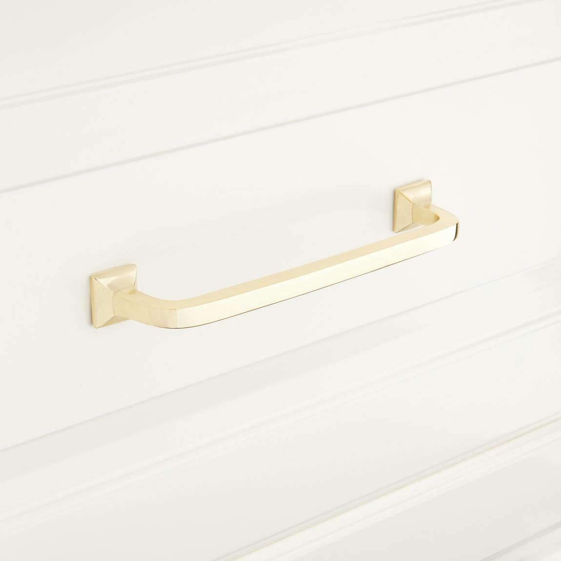 Emmitt Iron Cabinet Pull - Matte Black | Signature Hardware