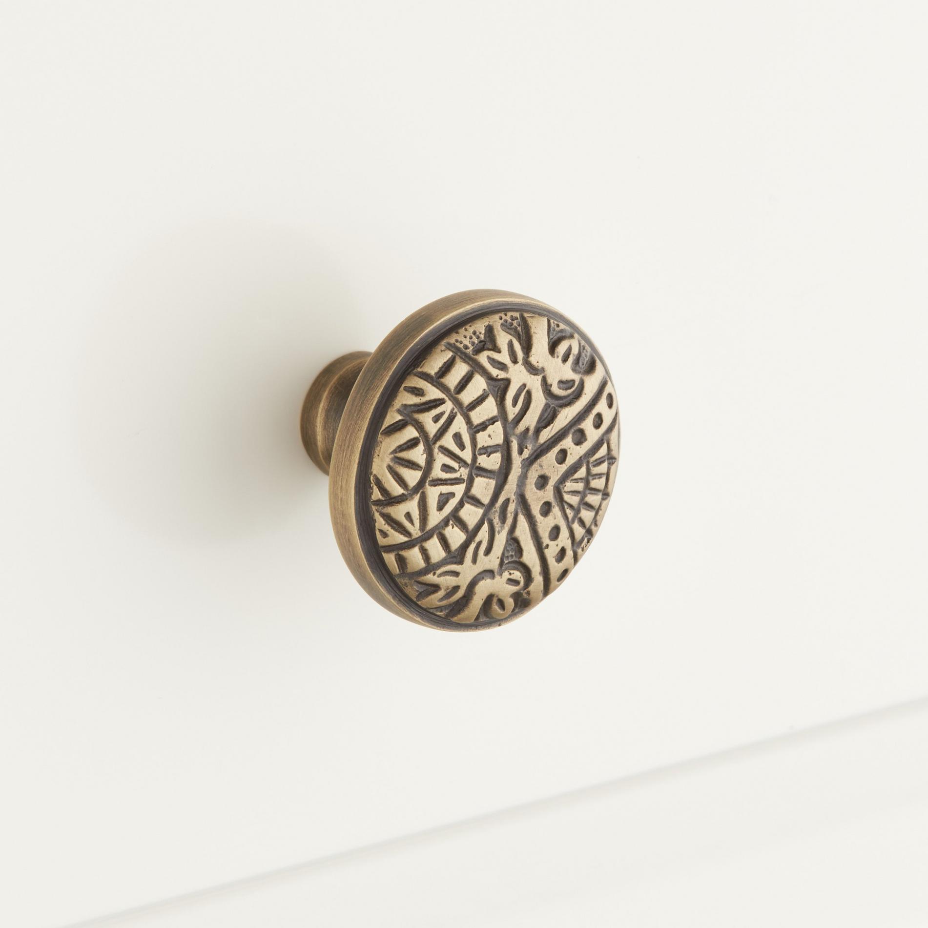 La Rocca Solid Brass Round Cabinet Knob | Signature Hardware