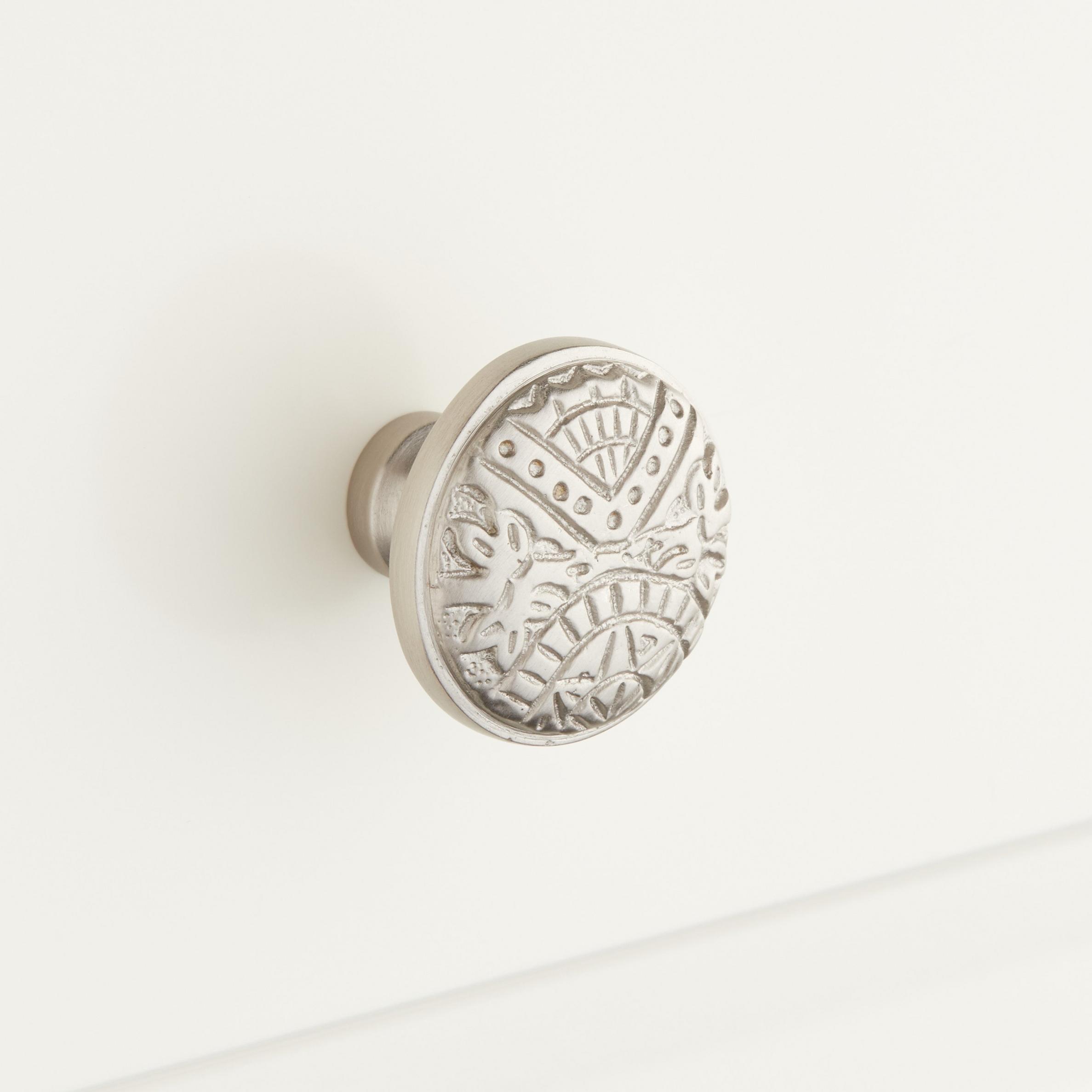 La Rocca Solid Brass Round Cabinet Knob | Signature Hardware