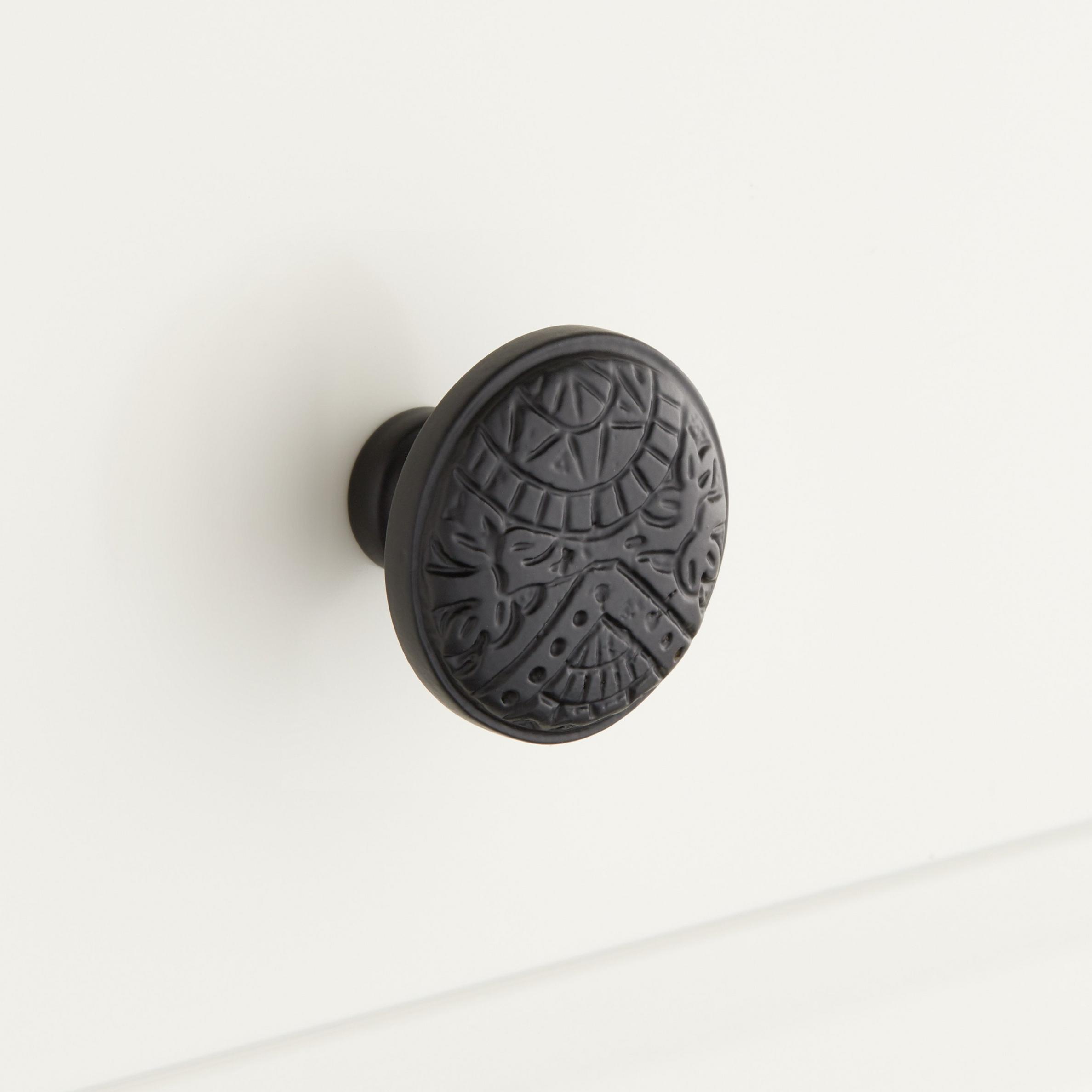 La Rocca Solid Brass Round Cabinet Knob | Signature Hardware