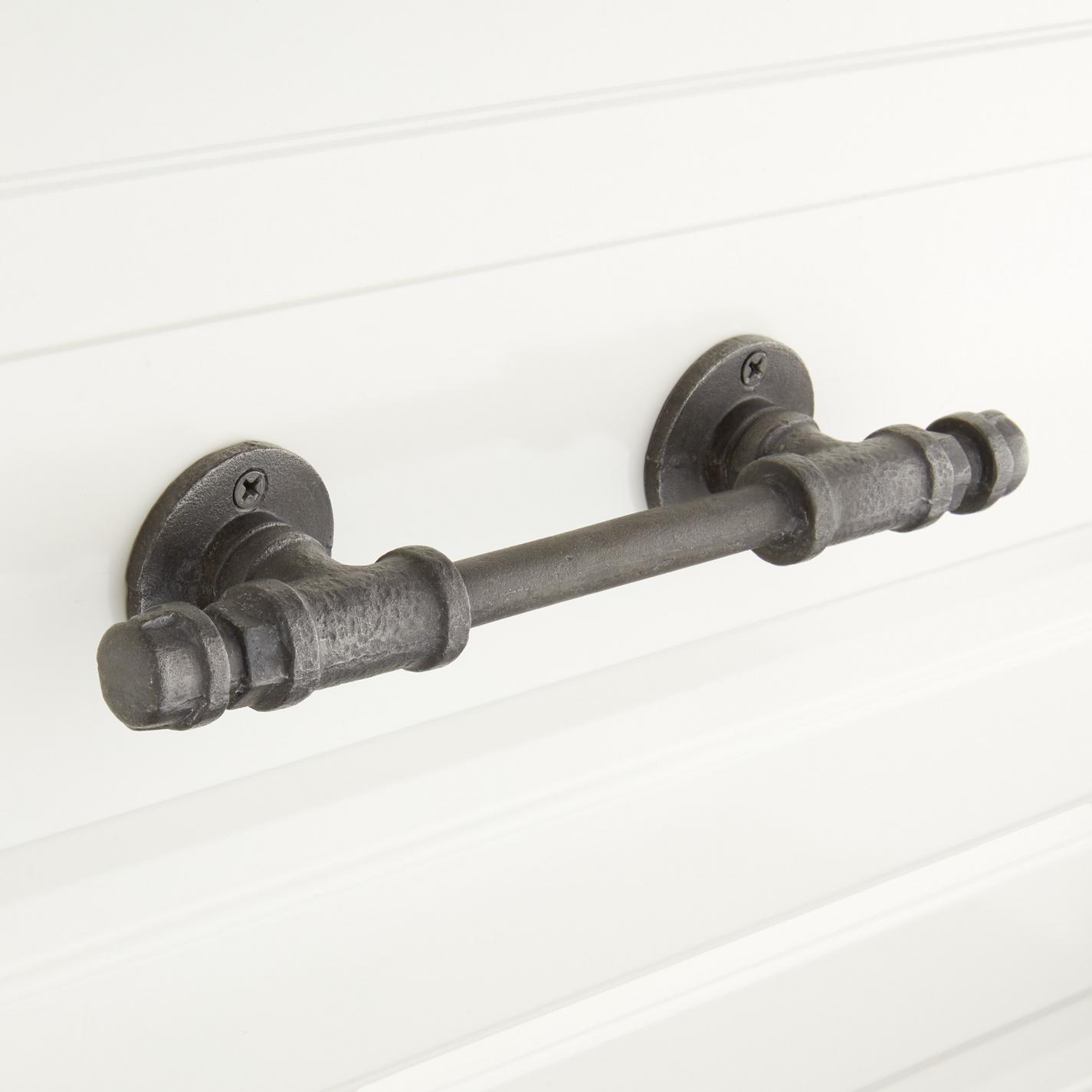 Keating Iron Pipe Cabinet Pull | Signature Hardware