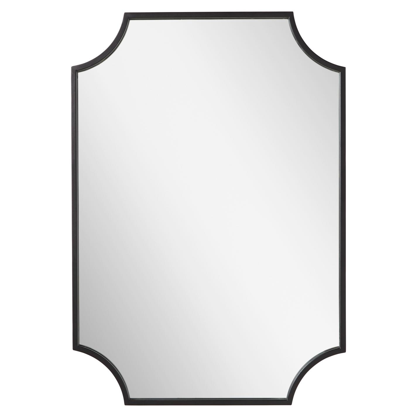 Ulric Decorative Vanity Mirror -Black Powder Coat | Signature Hardware