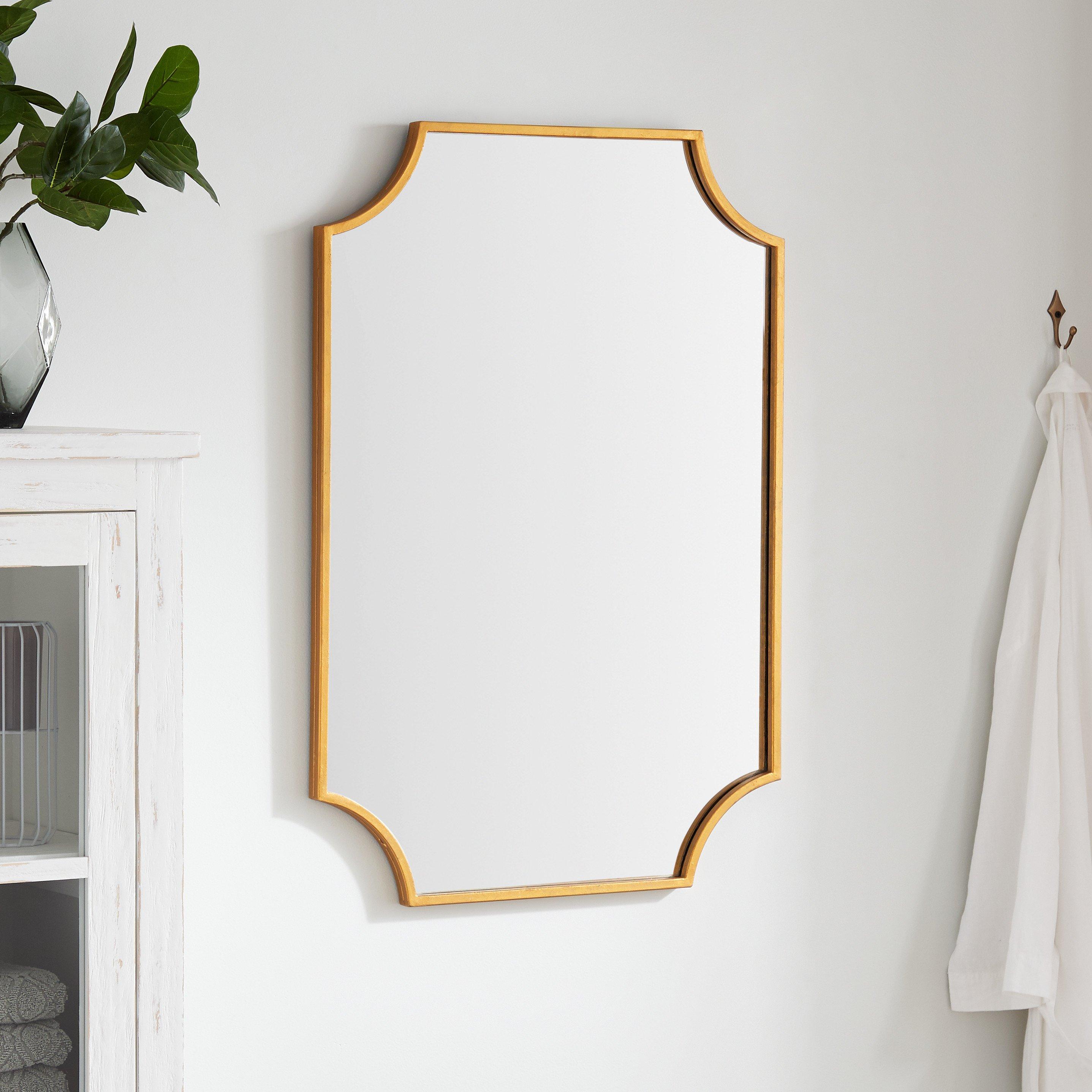 Ulric Decorative Vanity Mirror - Gold Powder Coat | Signature Hardware