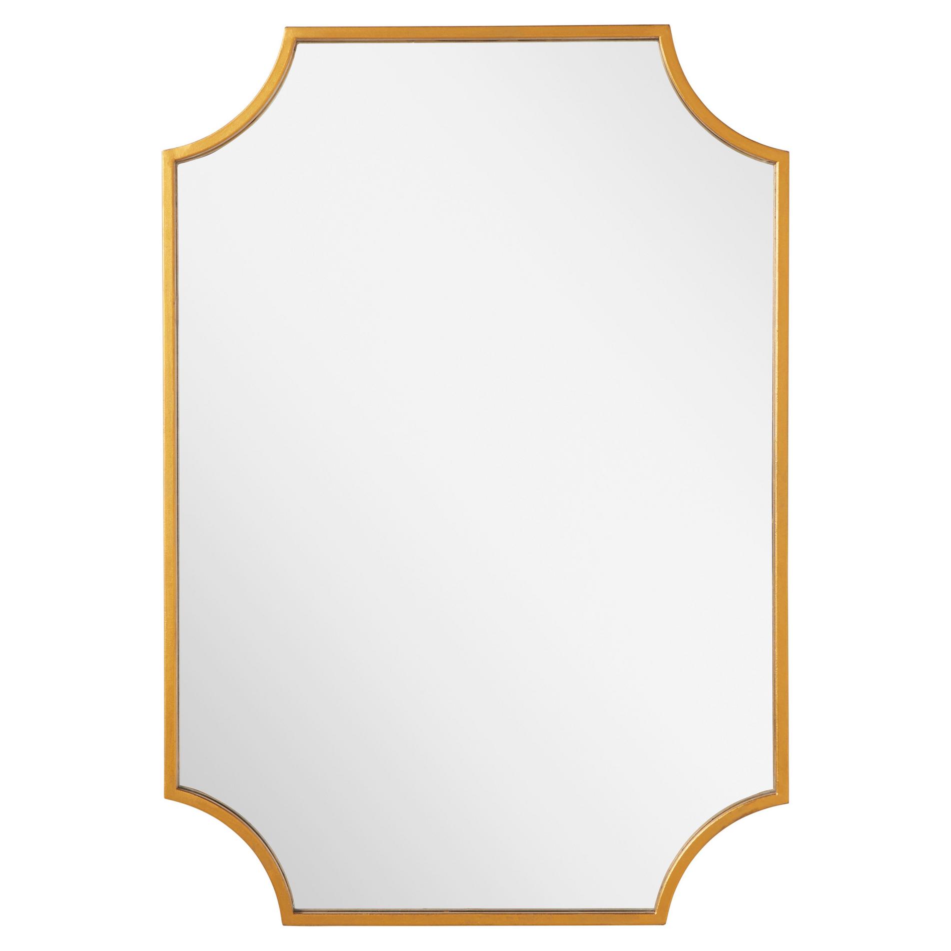 Ulric Decorative Vanity Mirror - Gold Powder Coat | Signature Hardware