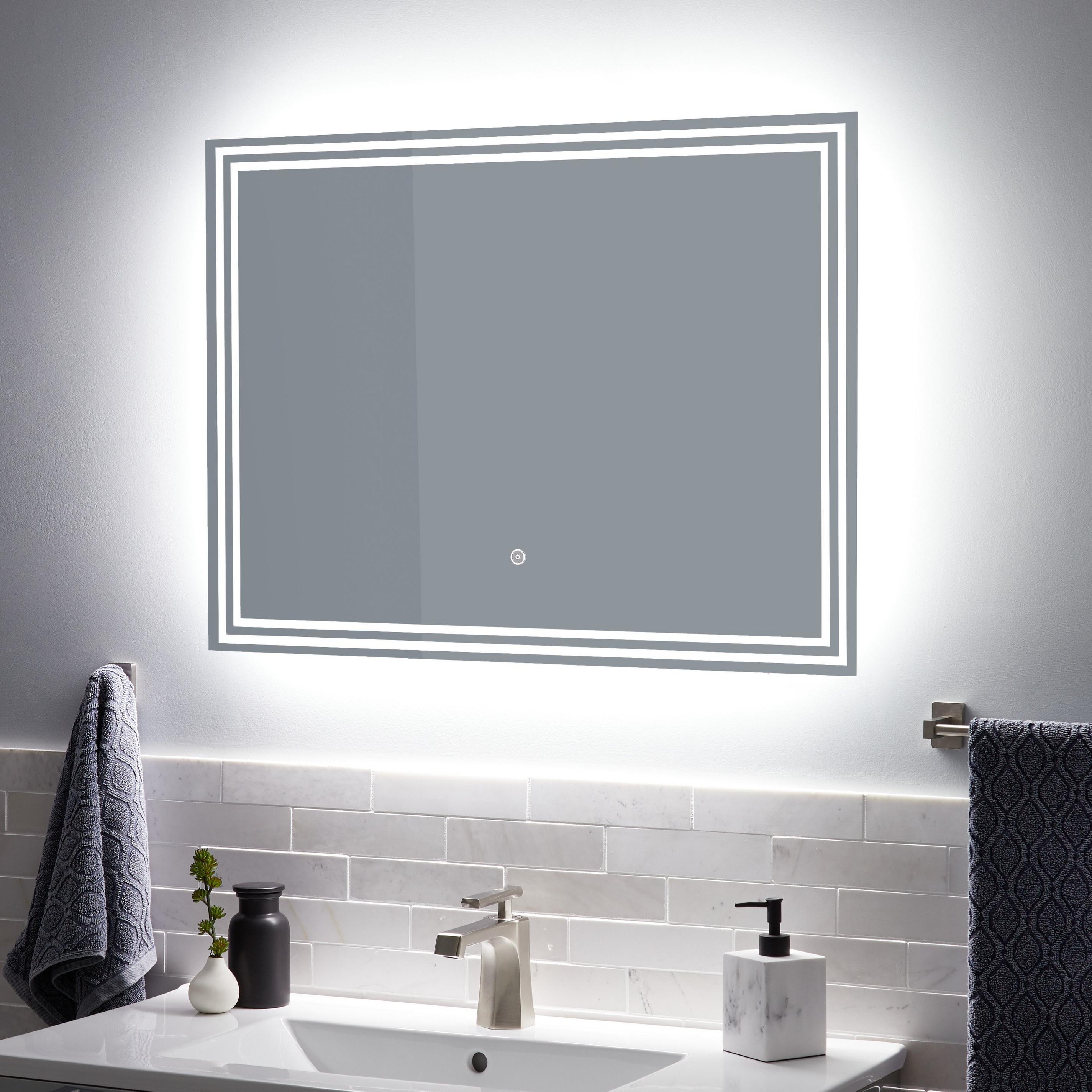 Harrington Lighted Mirror with Tunable LED | Signature Hardware
