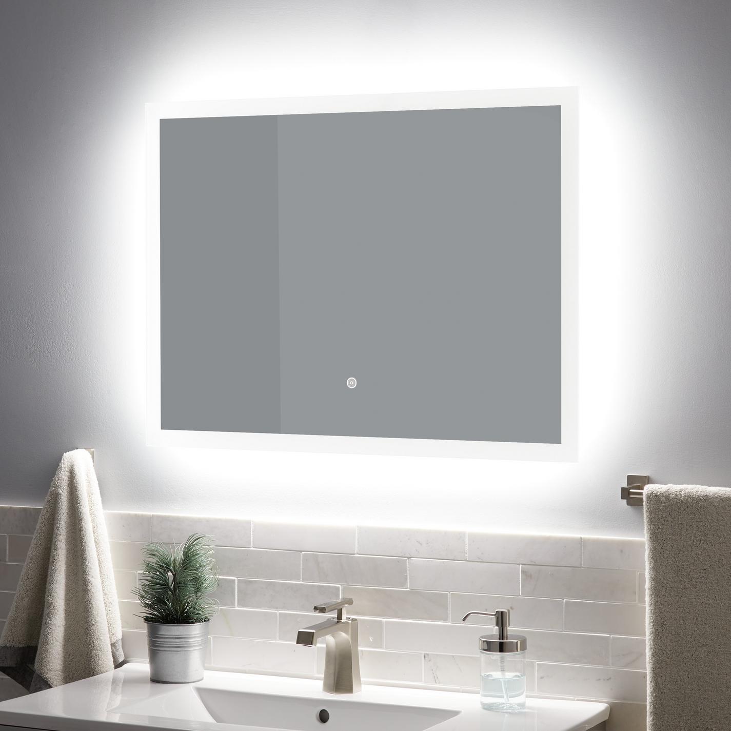 Araica Lighted Mirror with Tunable LED | Signature Hardware