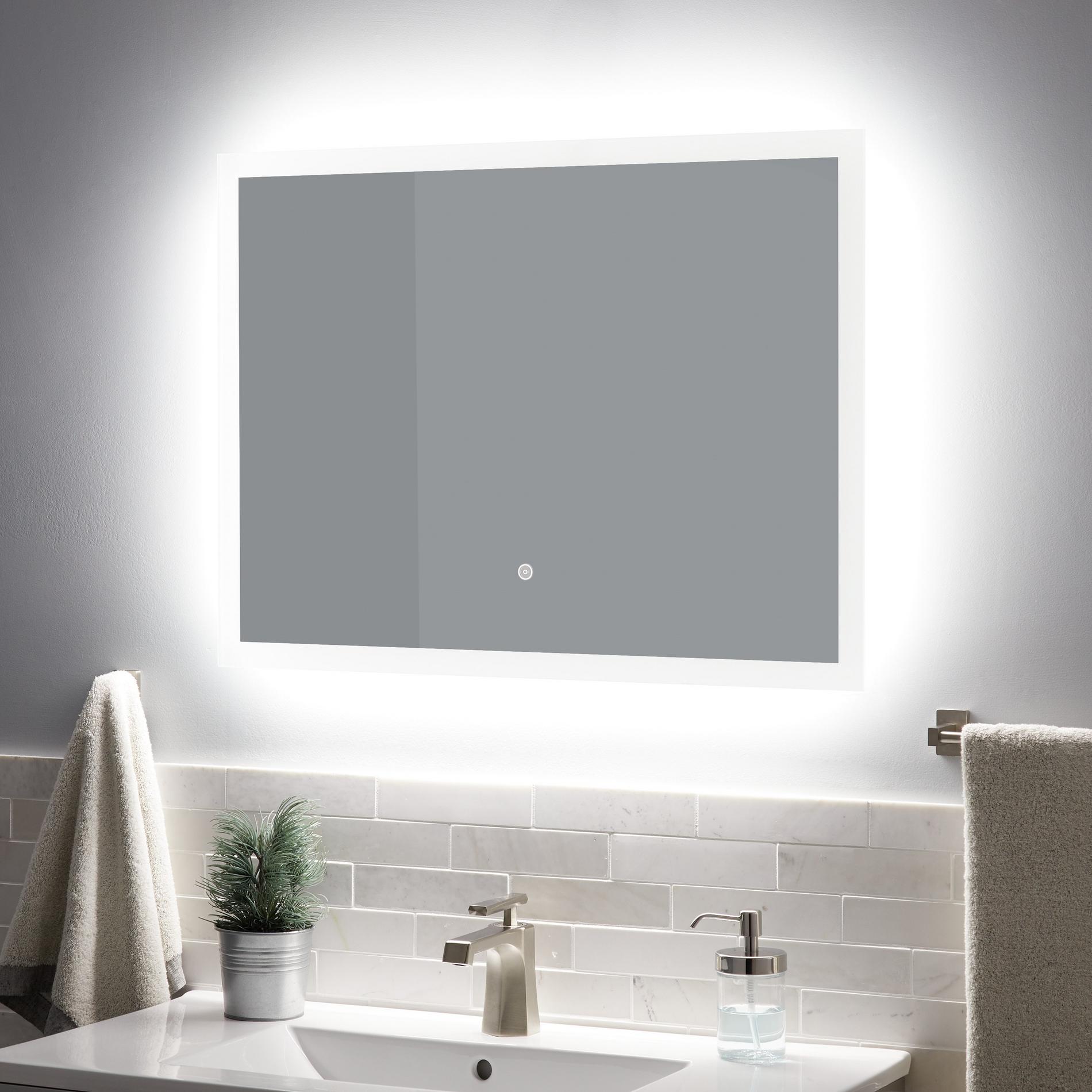 Araica Lighted Mirror with Tunable LED | Signature Hardware