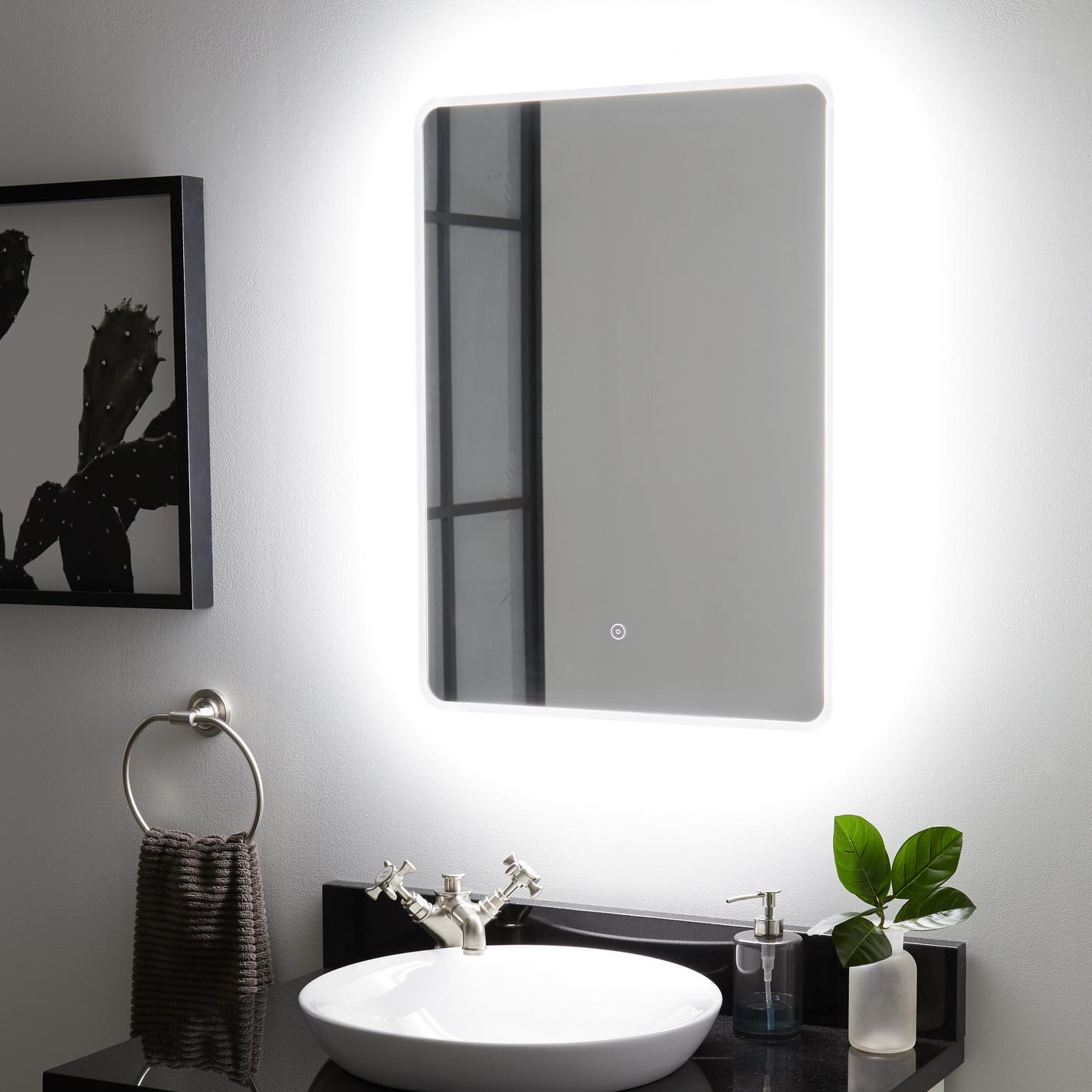 Winnberg Lighted Mirror with Tunable LED | Signature Hardware