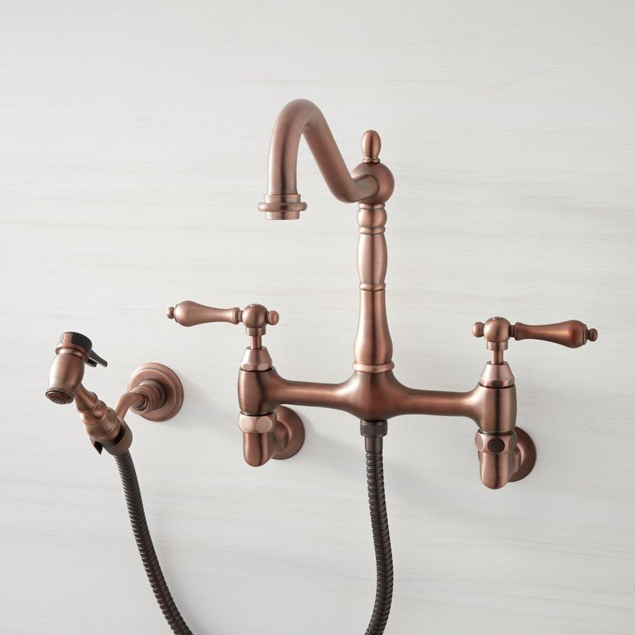 Wall-Mount Kitchen & Bathroom Faucets – Signature Hardware | Signature ...