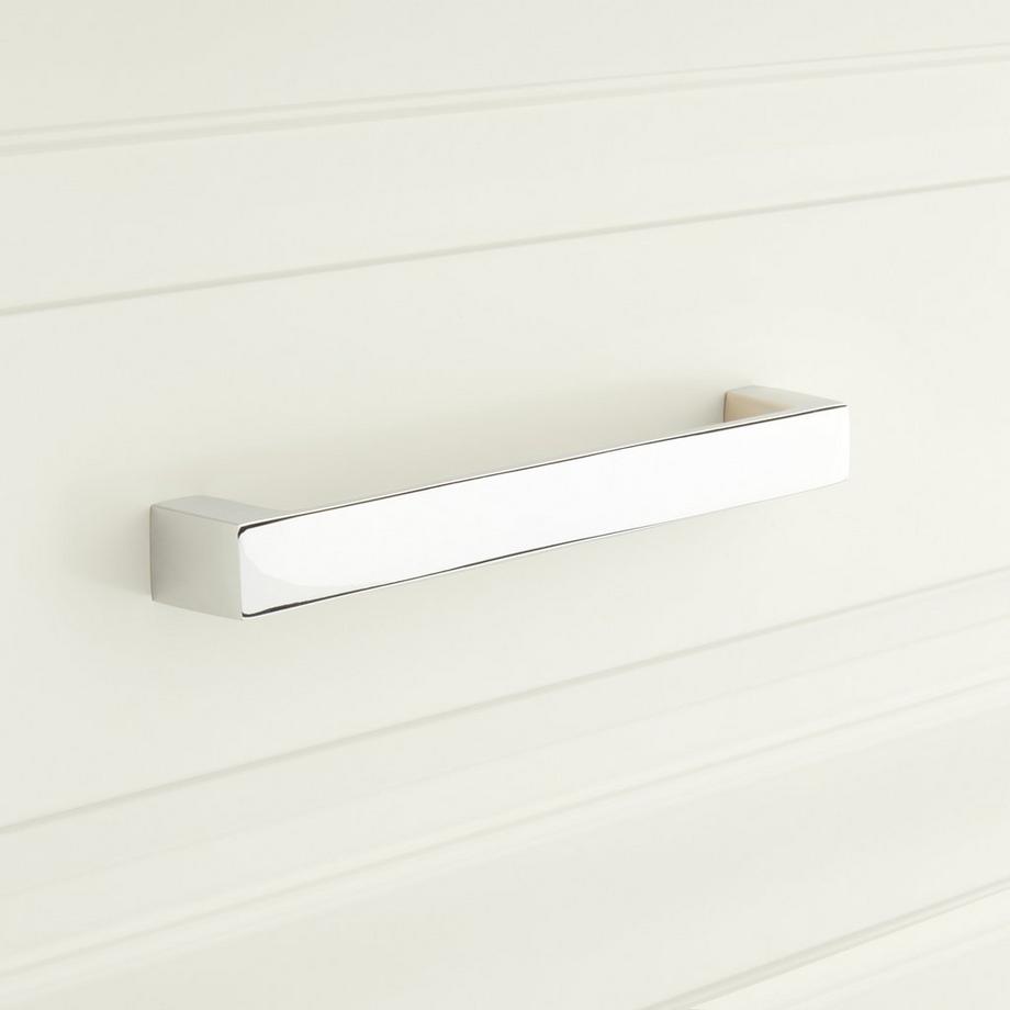 5" Sidra Brass Cabinet Pull - Thin Profile - Antique Brass | Signature ...