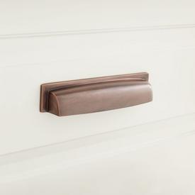 Edvard Solid Brass Rectangular Cup Pull | Signature Hardware