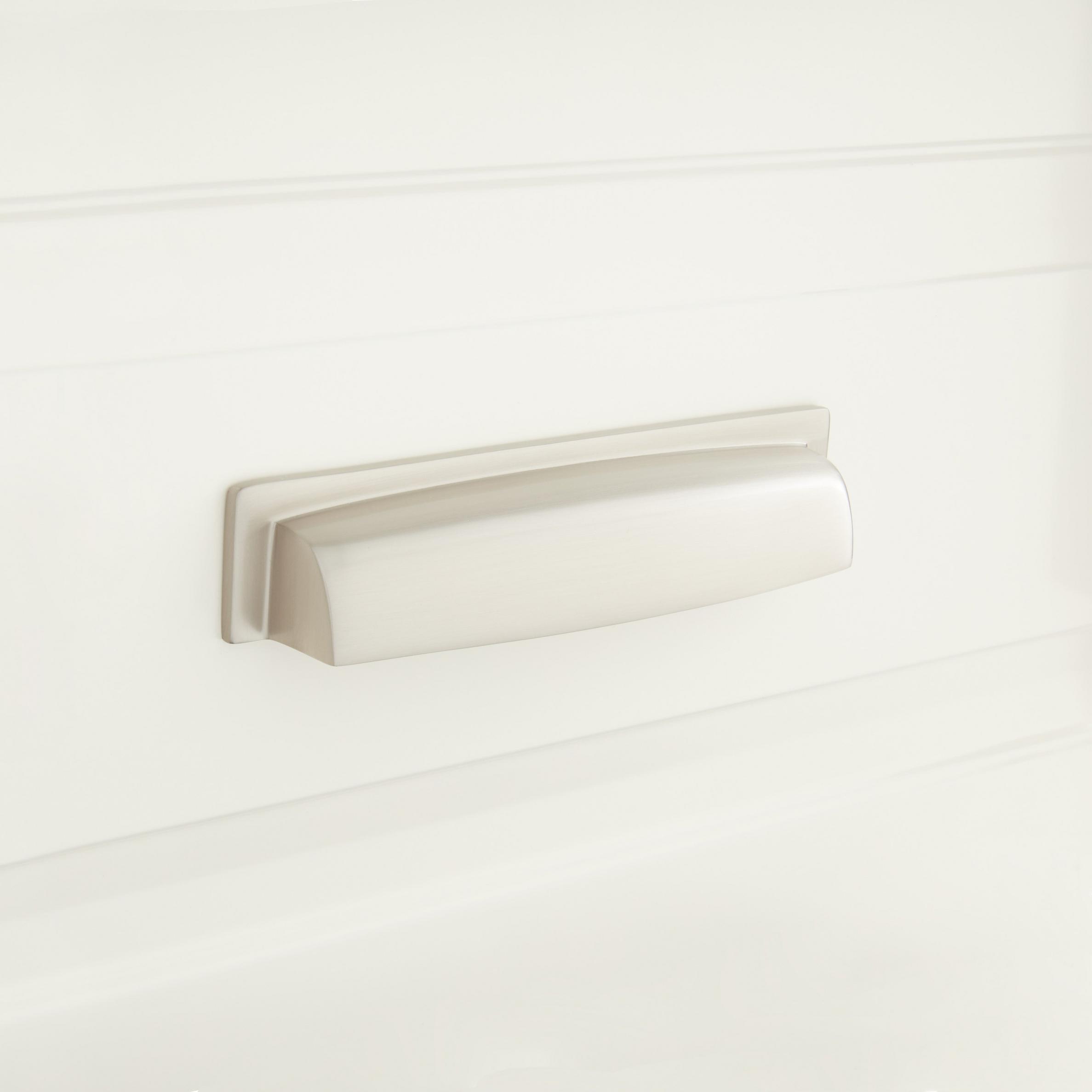 Edvard Solid Brass Rectangular Cup Pull | Signature Hardware