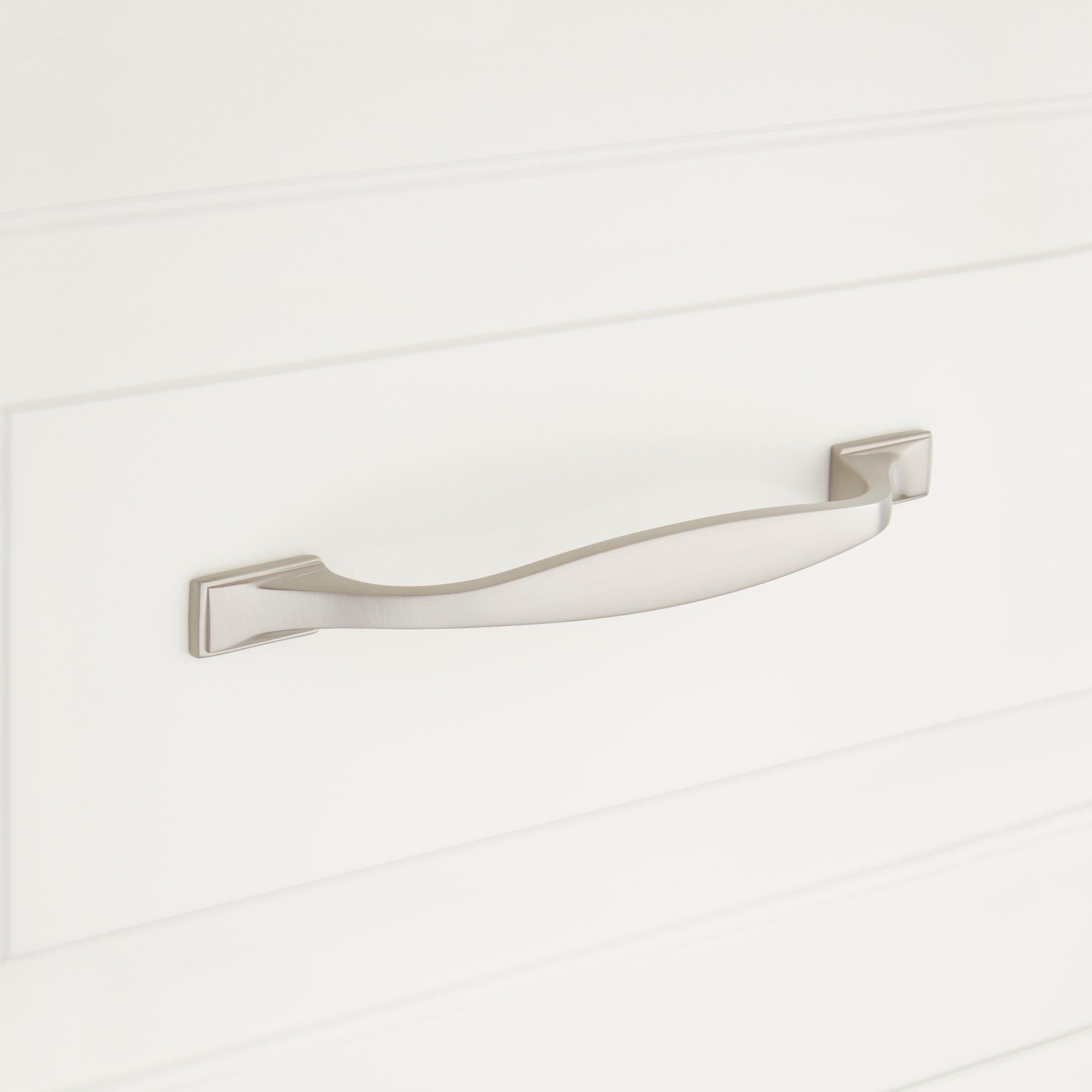 5" Kemling Solid Brass Cabinet Pull - Brushed Nickel | Signature Hardware