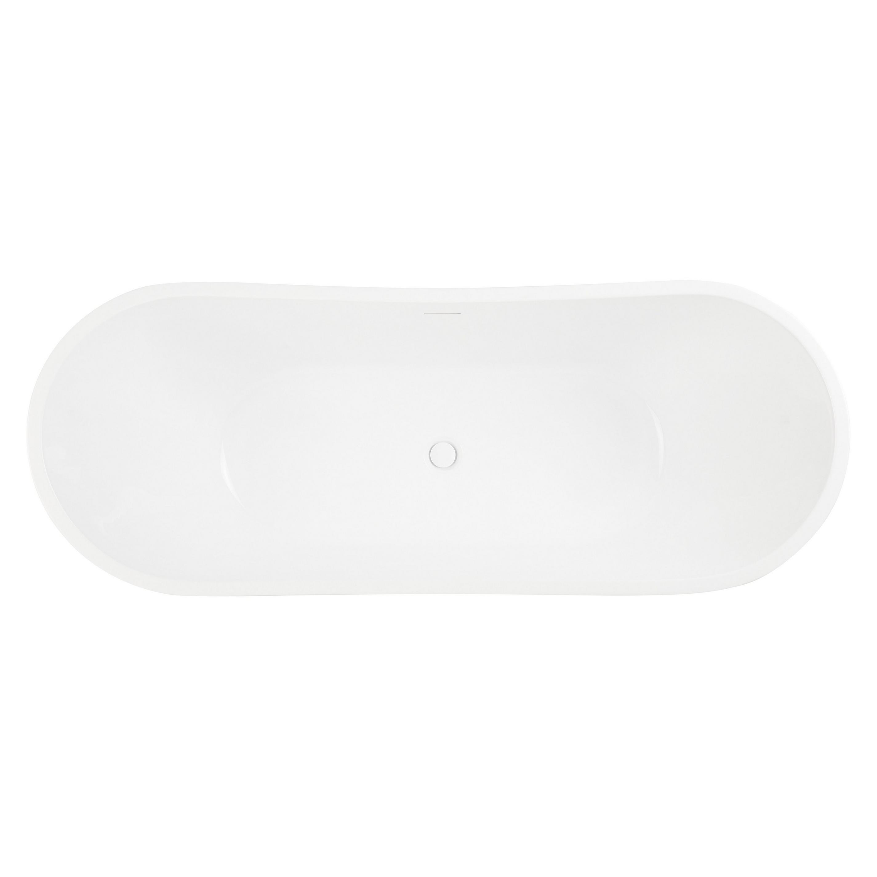 72" Sheba Acrylic Double-Slipper Tub | Signature Hardware